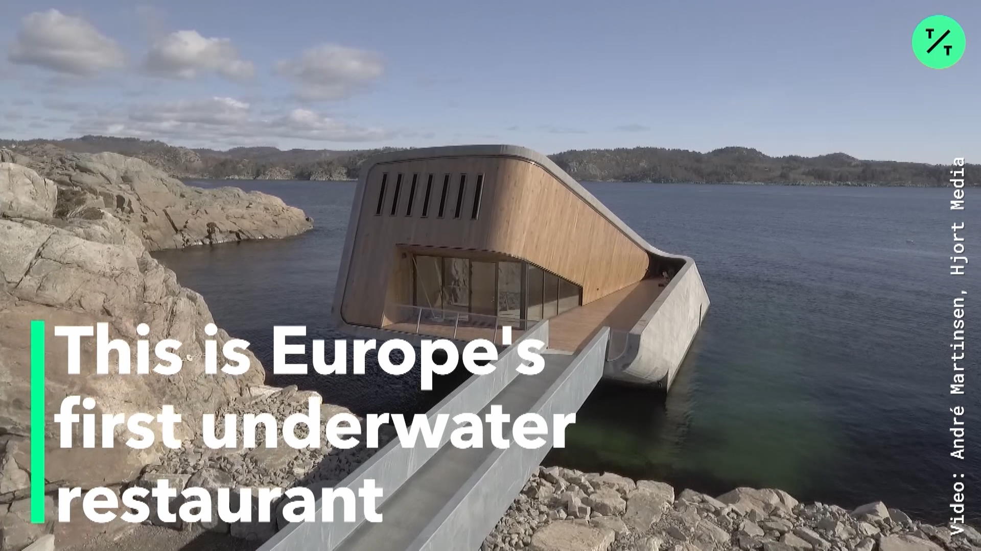 Watch Europe's First Underwater Restaurant - Bloomberg