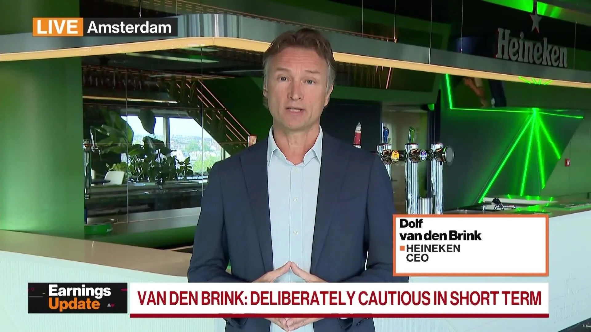 Watch Heineken CEO on Earnings, US-EU Trade Deal, Outlook - Bloomberg