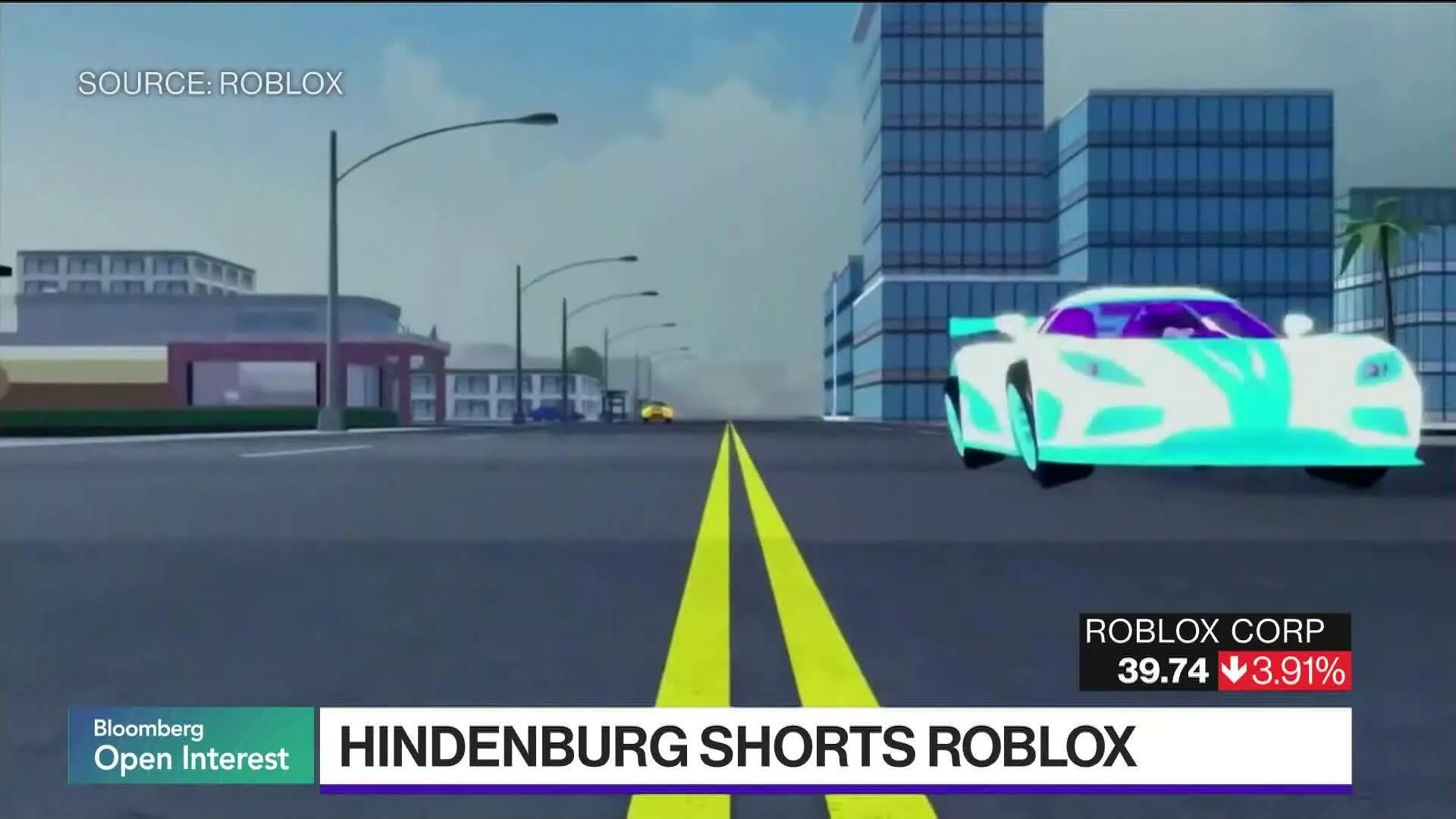 Watch Roblox Stock Falls After Hindenburg Report - Bloomberg