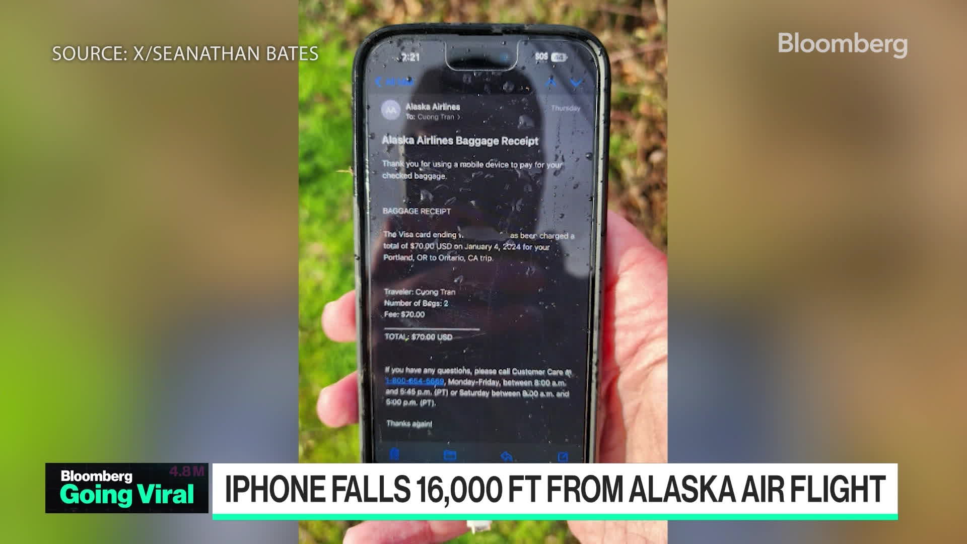Watch This iPhone Fell From 16,000 Feet and Didn't Break - Bloomberg