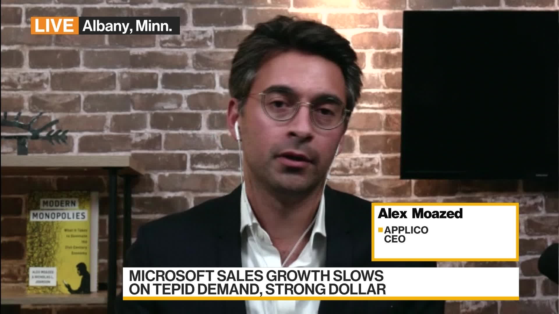Watch Applico CEO on US Tech Earnings - Bloomberg