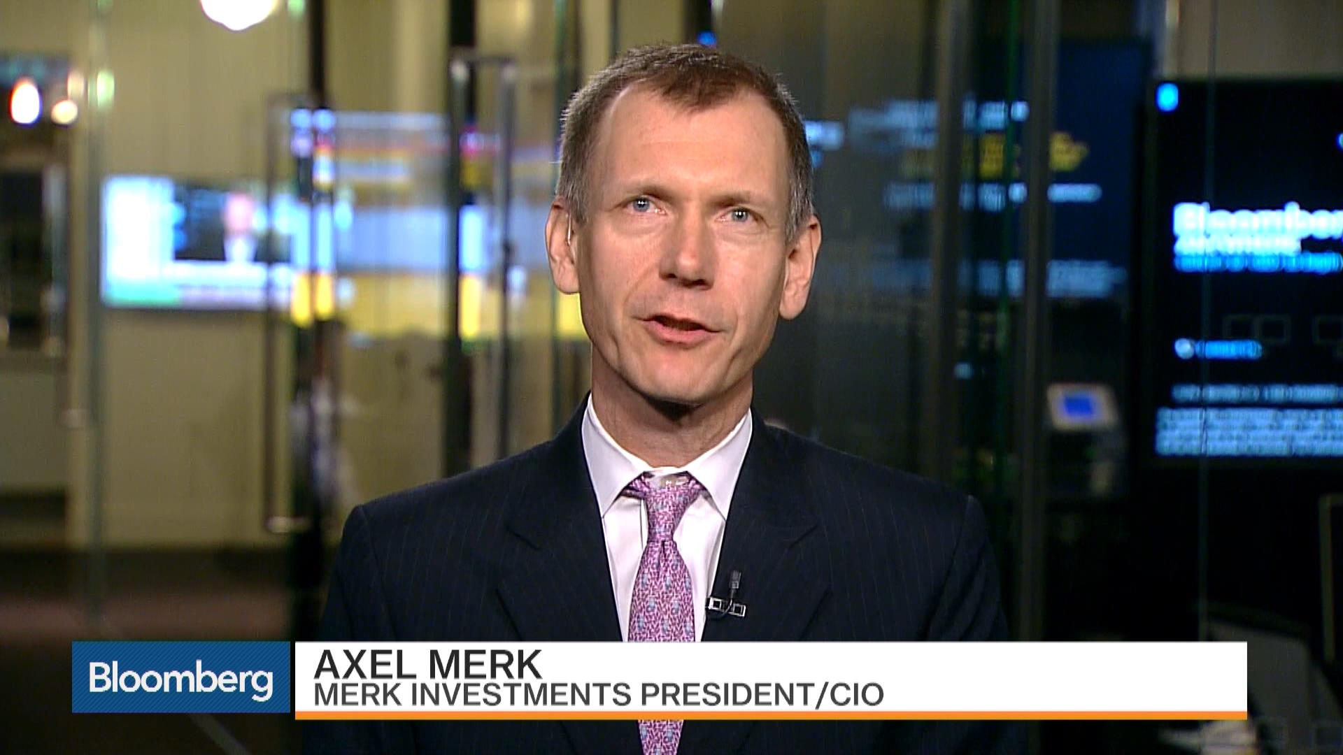Watch Market Volatility a Symptom of Central Banks: Axel Merk - Bloomberg