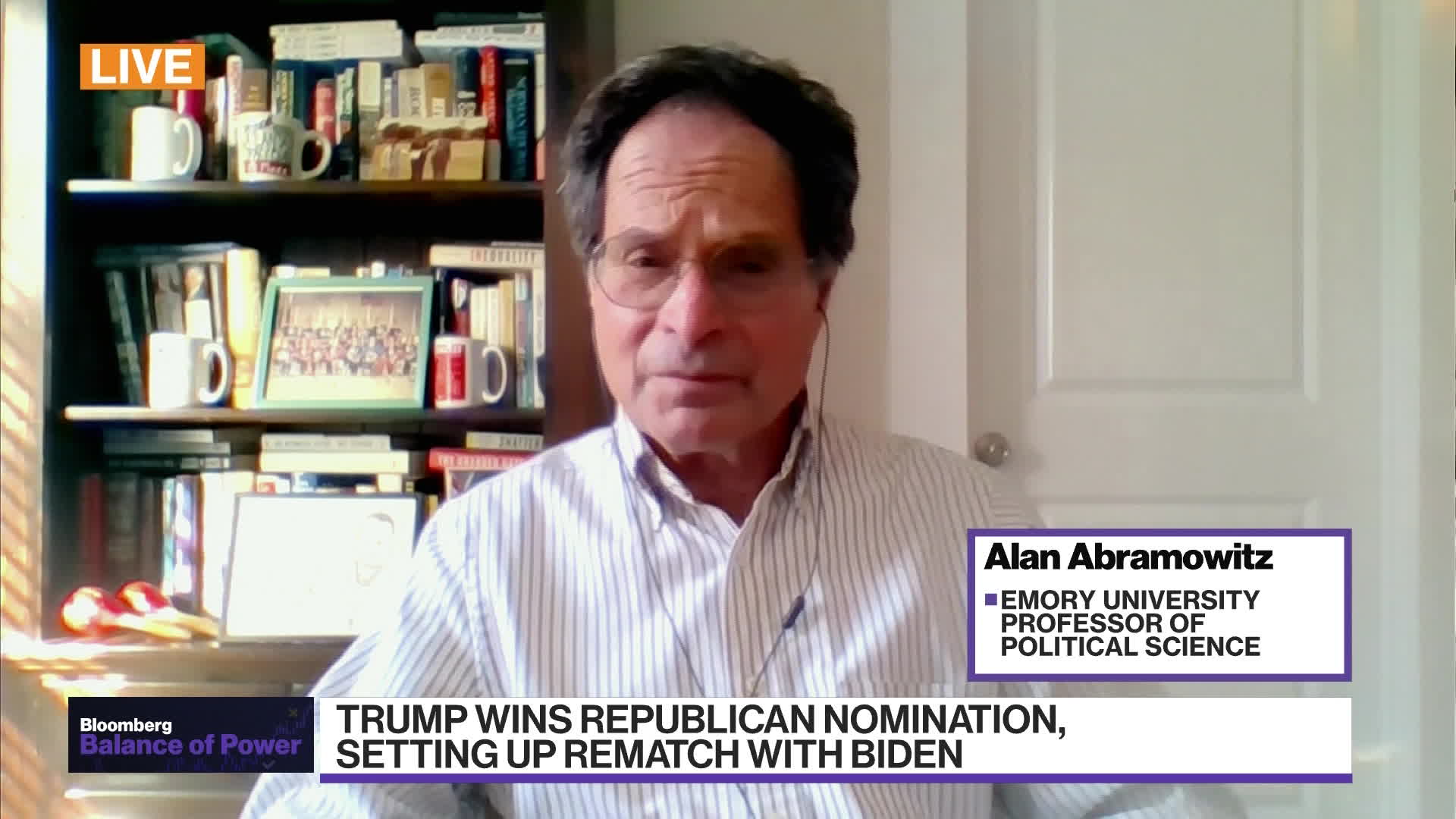 Watch Voter Turnout Up For Grabs: Abramowitz on Biden Trump Rematch ...