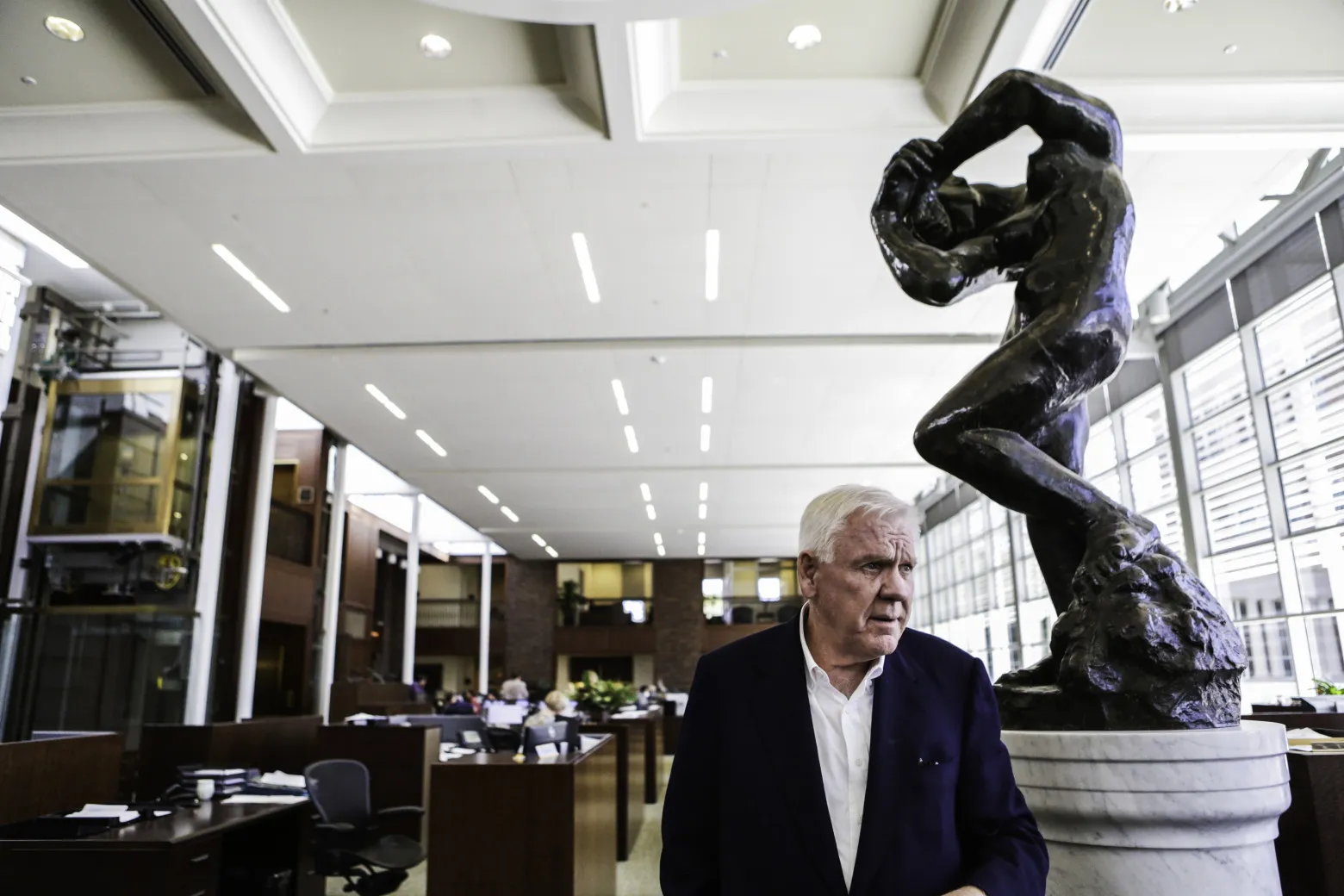 Rodin Statues Crow Holdings