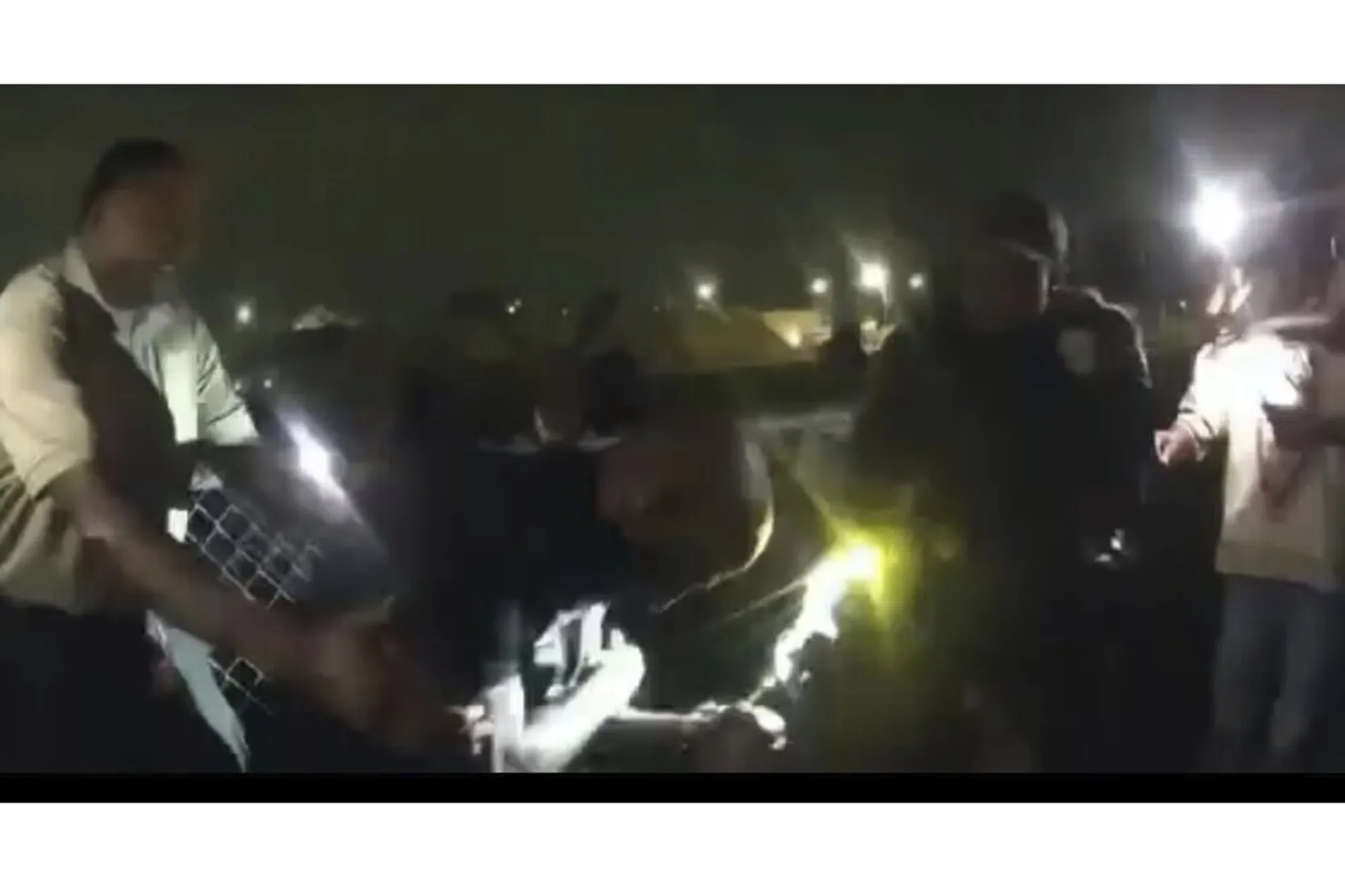 Video shows high school band director shocked with stun gun, arrested ...