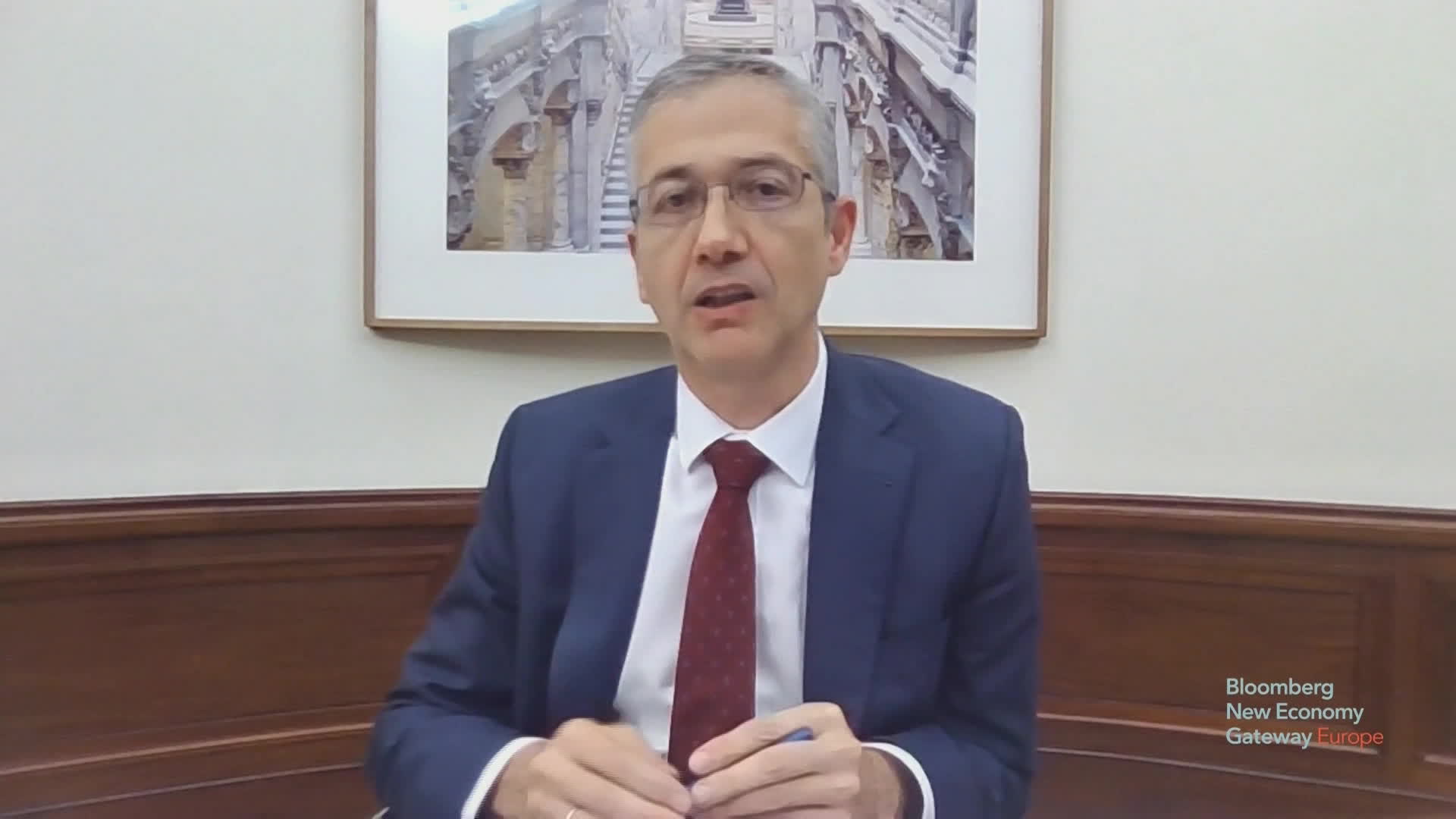 Watch ECB's De Cos: Financial Tensions Increasing Uncertainty - Bloomberg