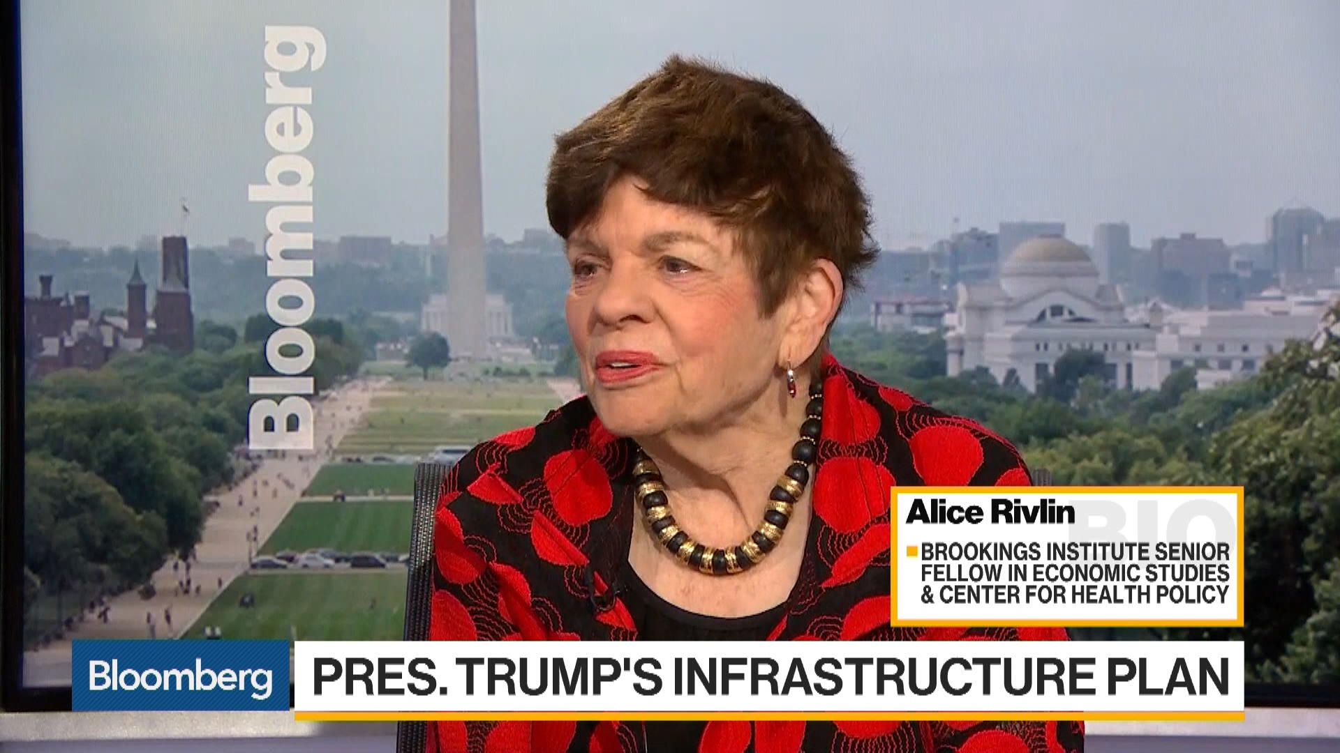 Watch Alice Rivlin Says U.S. Needs to Fix Infrastructure - Bloomberg