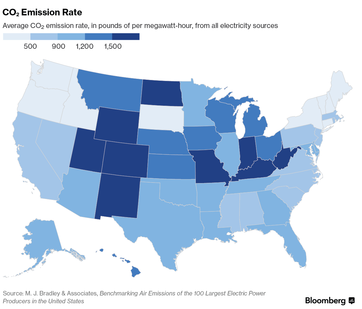Take a Look at the States Sending the Most Carbon Into the Air ...