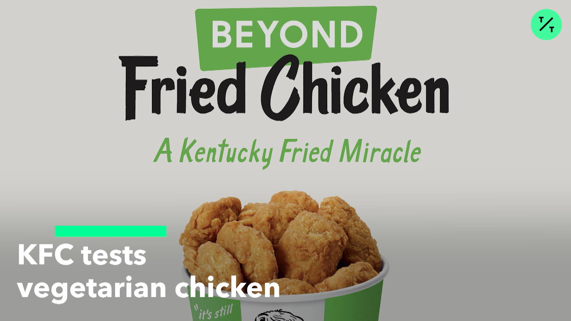 Watch KFC Tests Plant-Based Chicken - Bloomberg