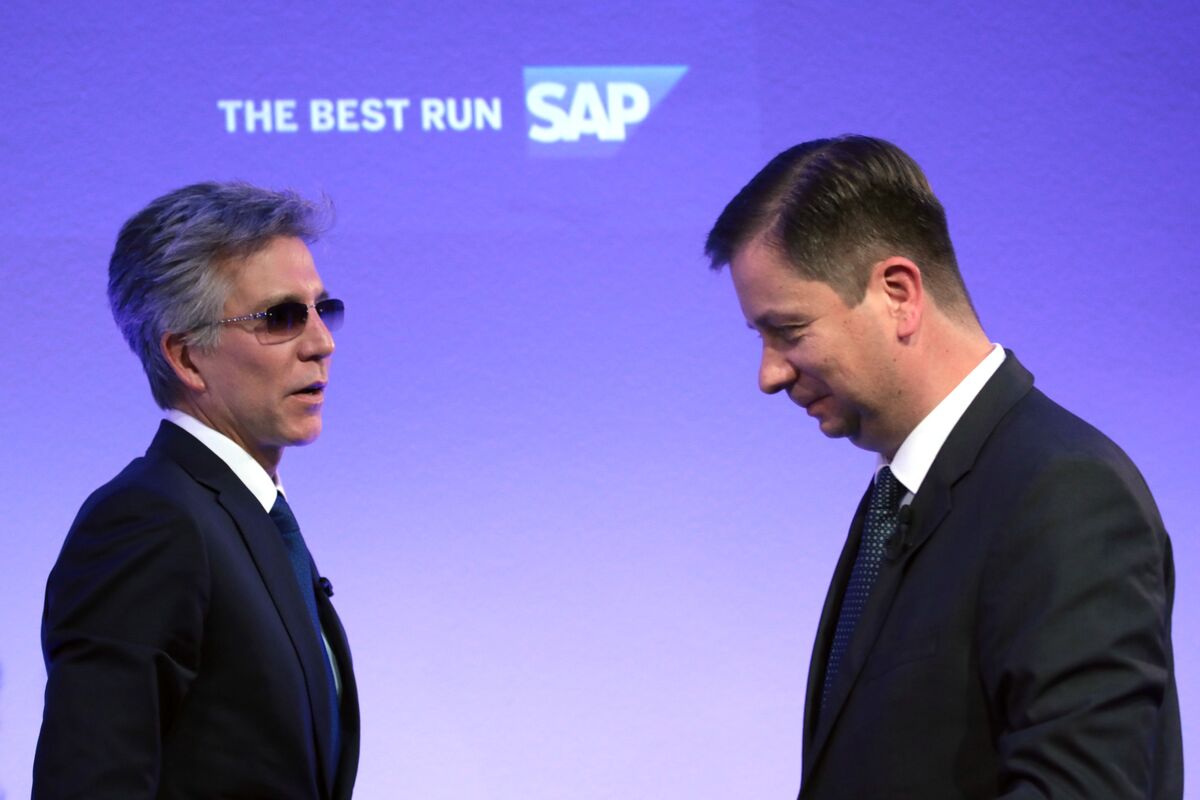 SAP Executives Come Out Fighting as Shares Slump on Growth - Bloomberg