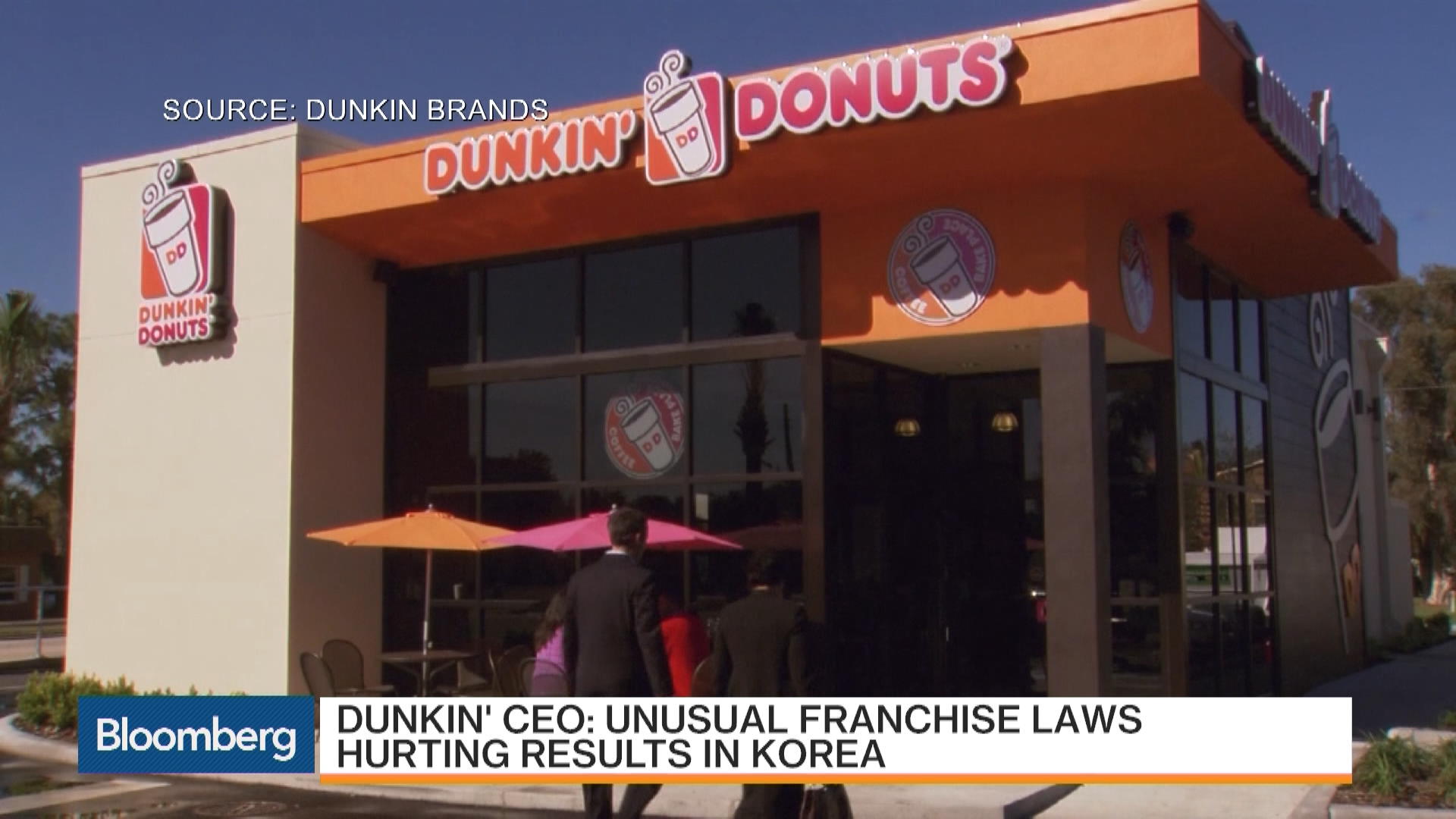 Watch Dunkin' CEO: Our Brand Position Isn't Under Threat at All - Bloomberg