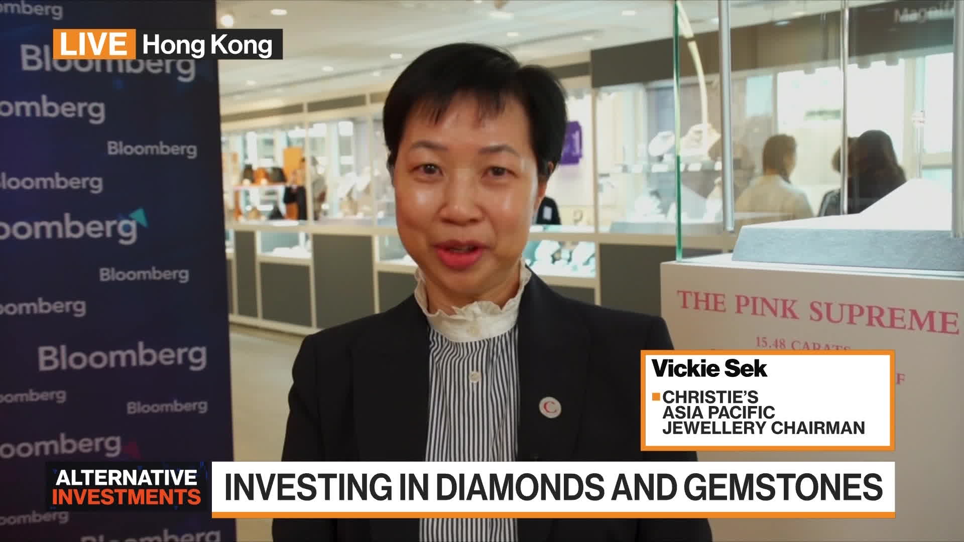Watch Christie's APAC's Sek on Auction Market for Jewelry - Bloomberg