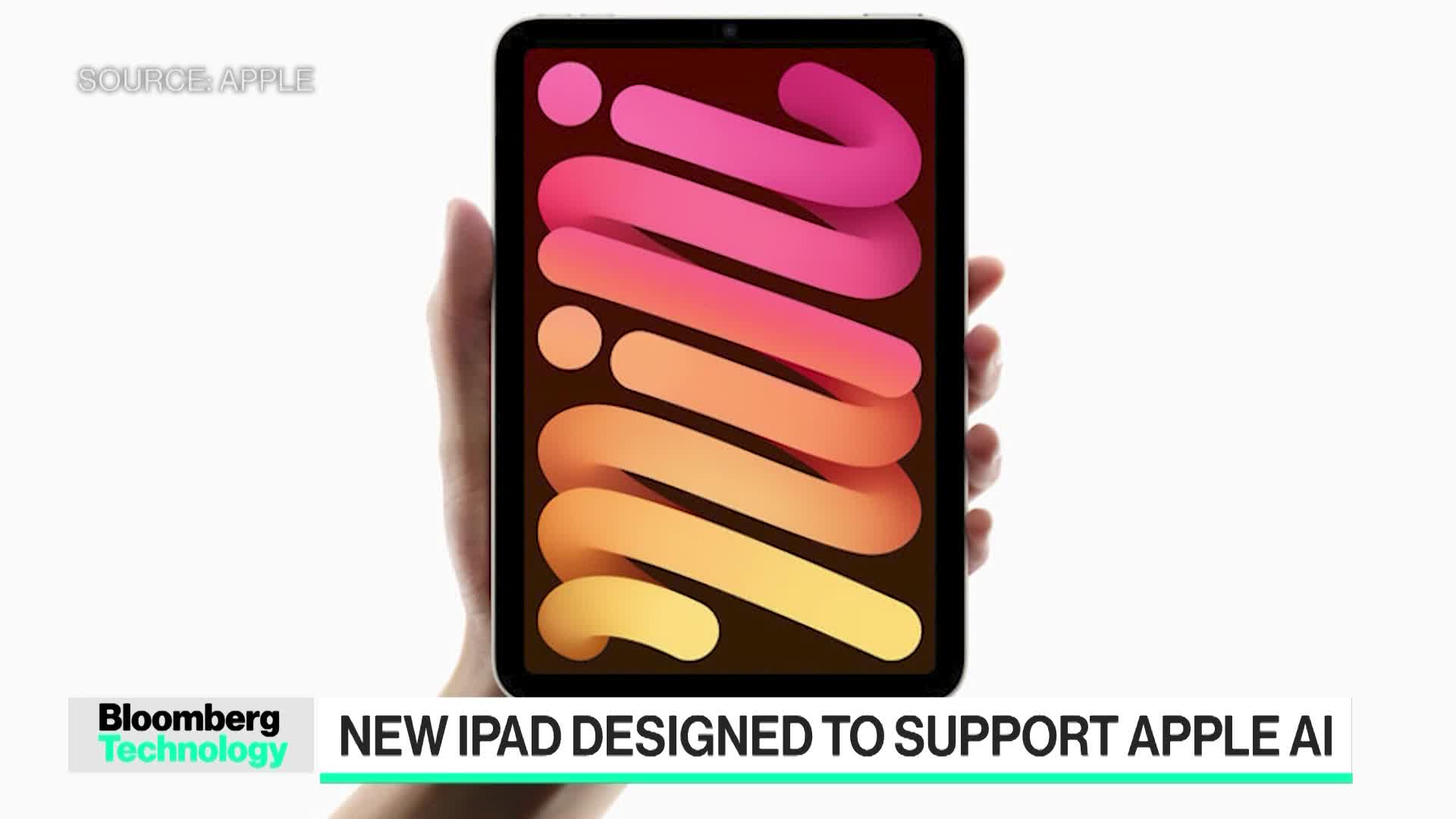Watch Apple's New iPad Has an Advantage in AI - Bloomberg