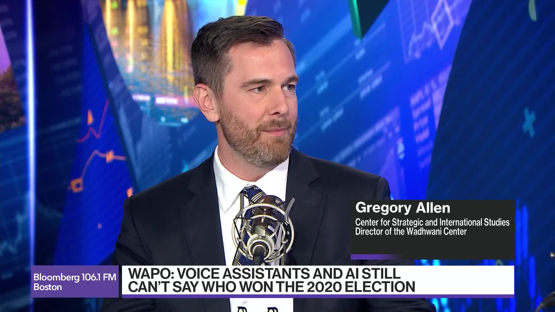 Watch Gregory Allen on AI's Involvement In Elections - Bloomberg