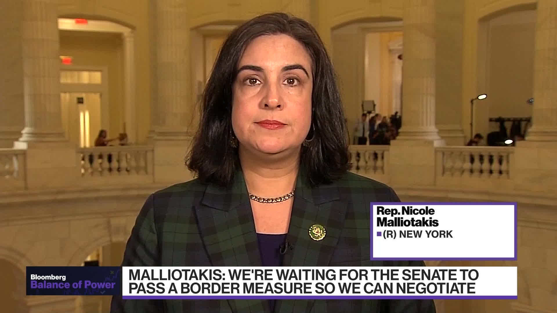 Watch Step-by-Step Approach: Rep. Malliotakis on Border Talks - Bloomberg