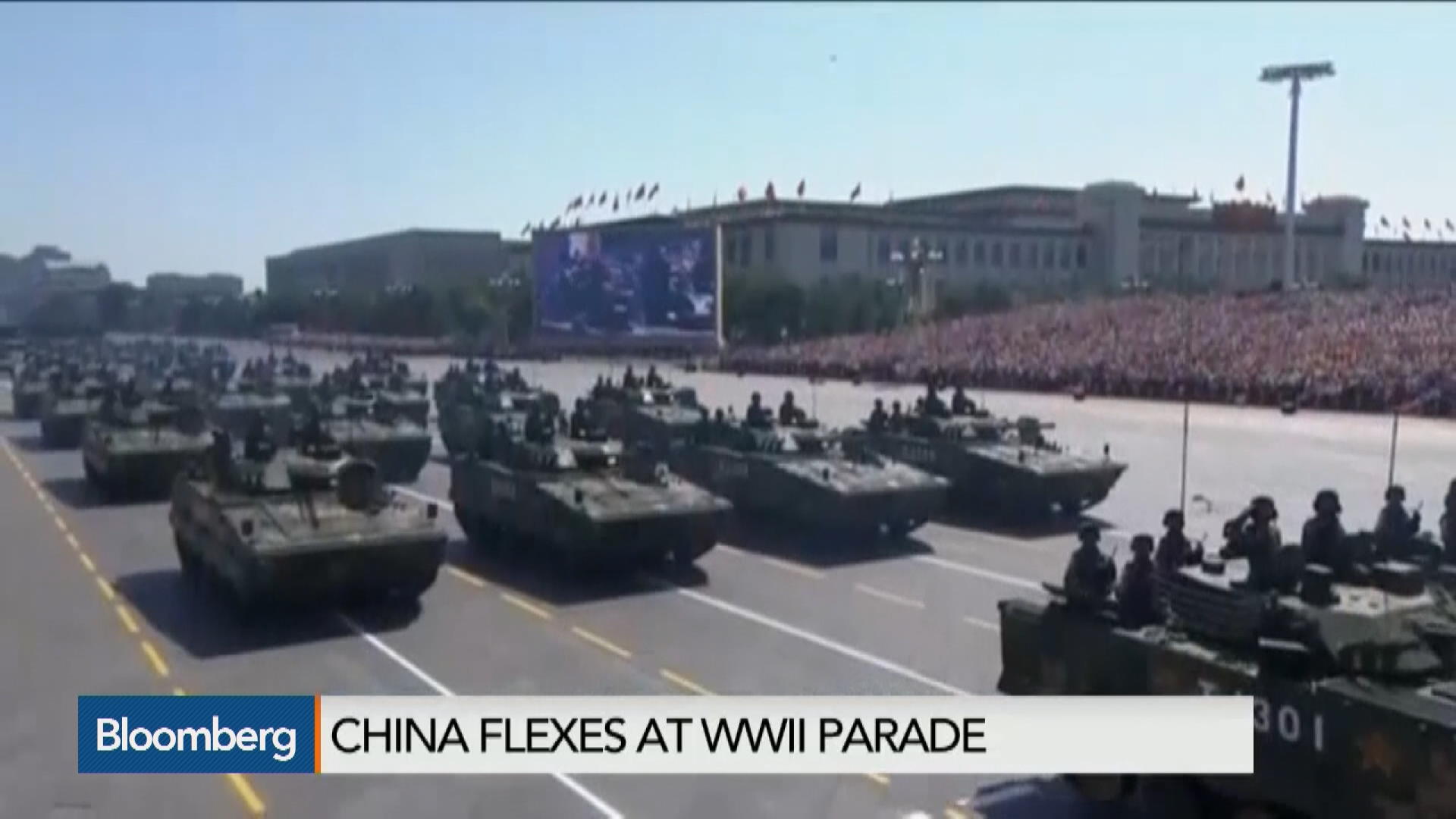 Watch China Celebrates WWII Victory Amid Economic Slowdown - Bloomberg