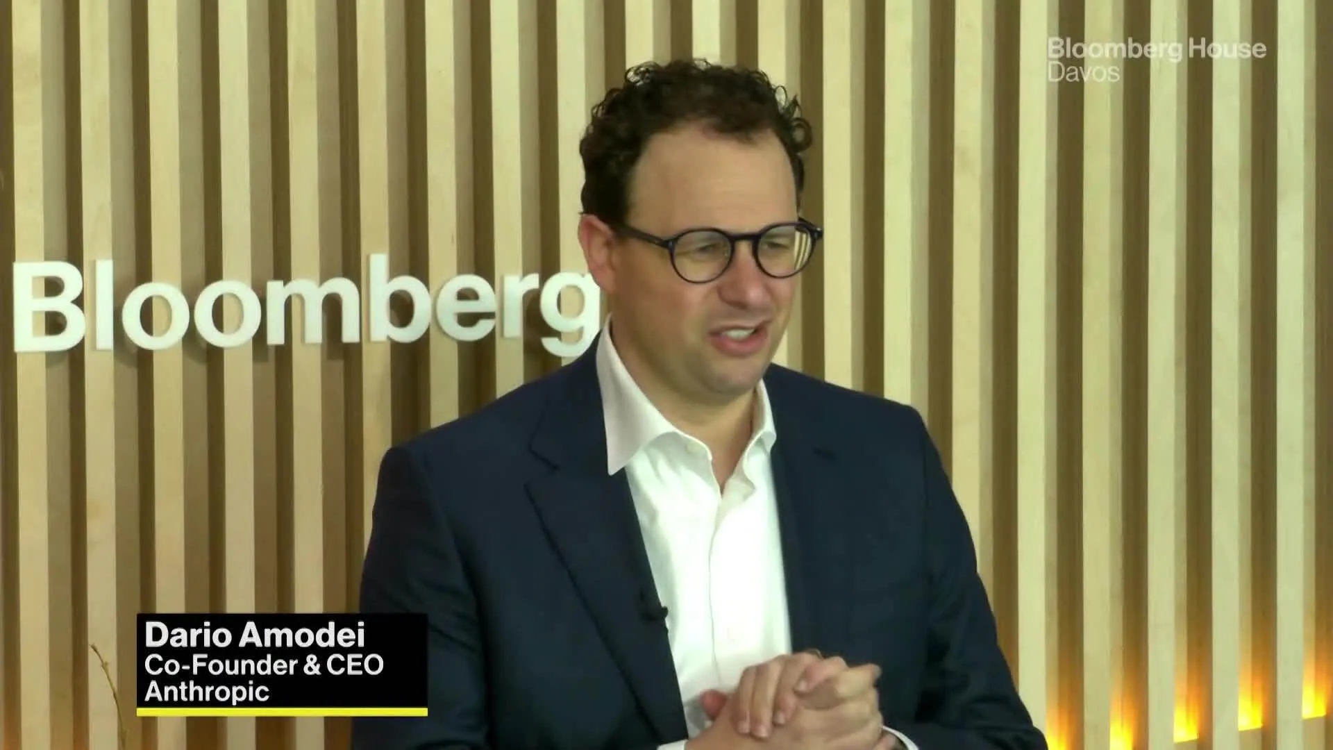 Watch Anthropic’s Amodei on AI: Power and Risk - Bloomberg