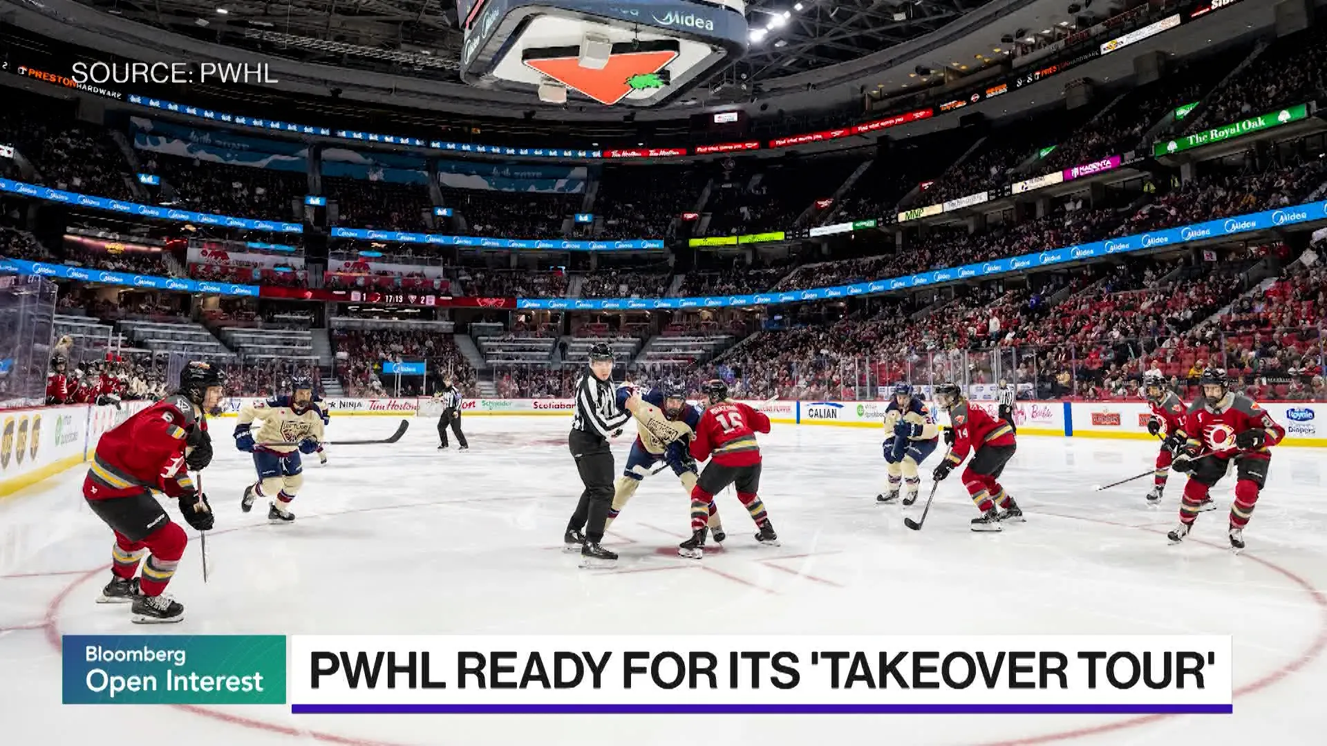 Watch PWHL Ready For Takeover Tour As League Popularity Grows - Bloomberg