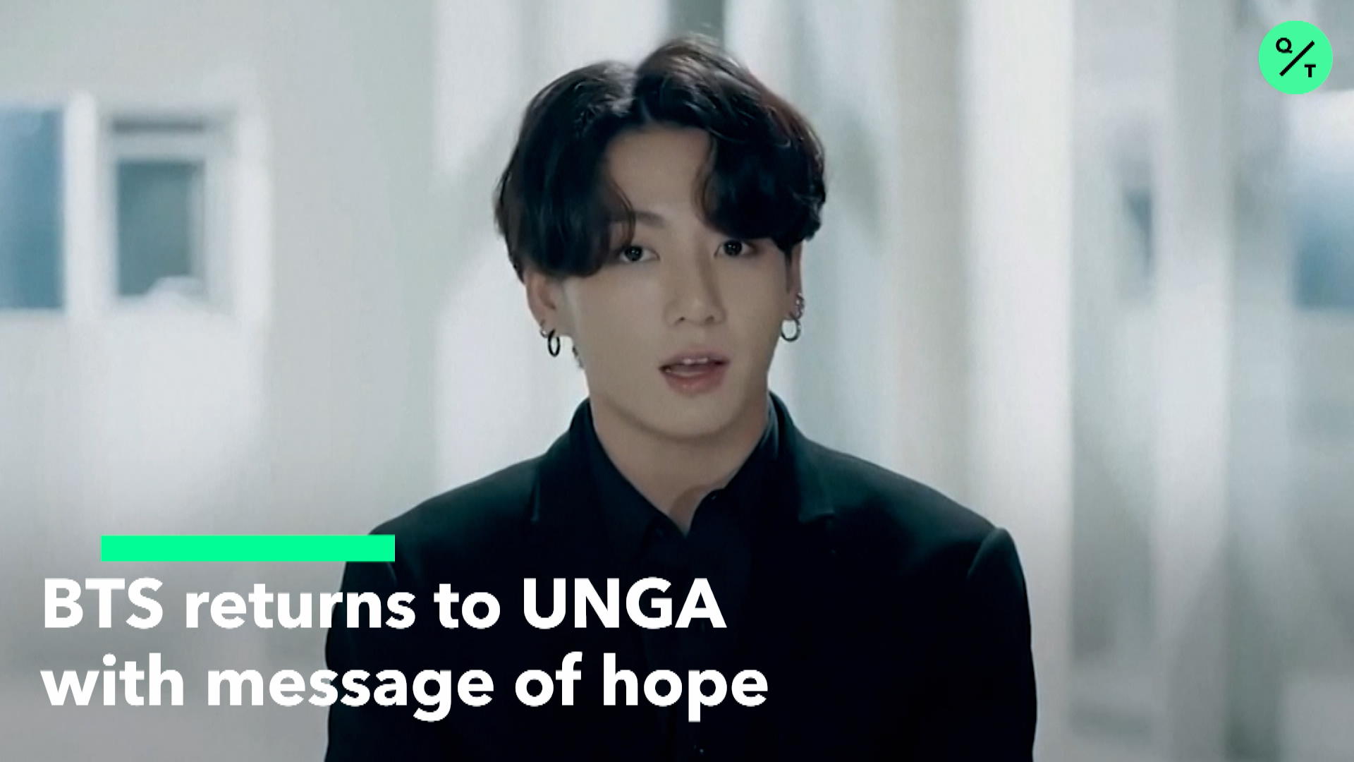 Watch BTS Returns to UNGA With Message of Hope - Bloomberg