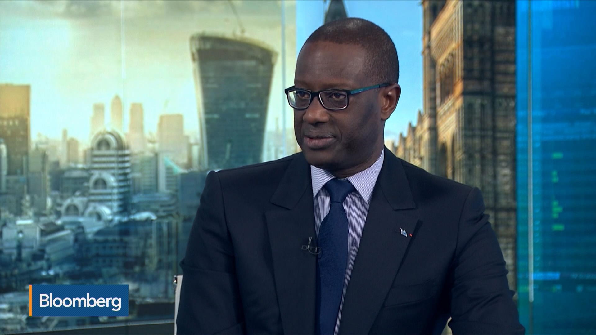 Watch Credit Suisse CEO Says 'Very Positive' on World Economy - Bloomberg