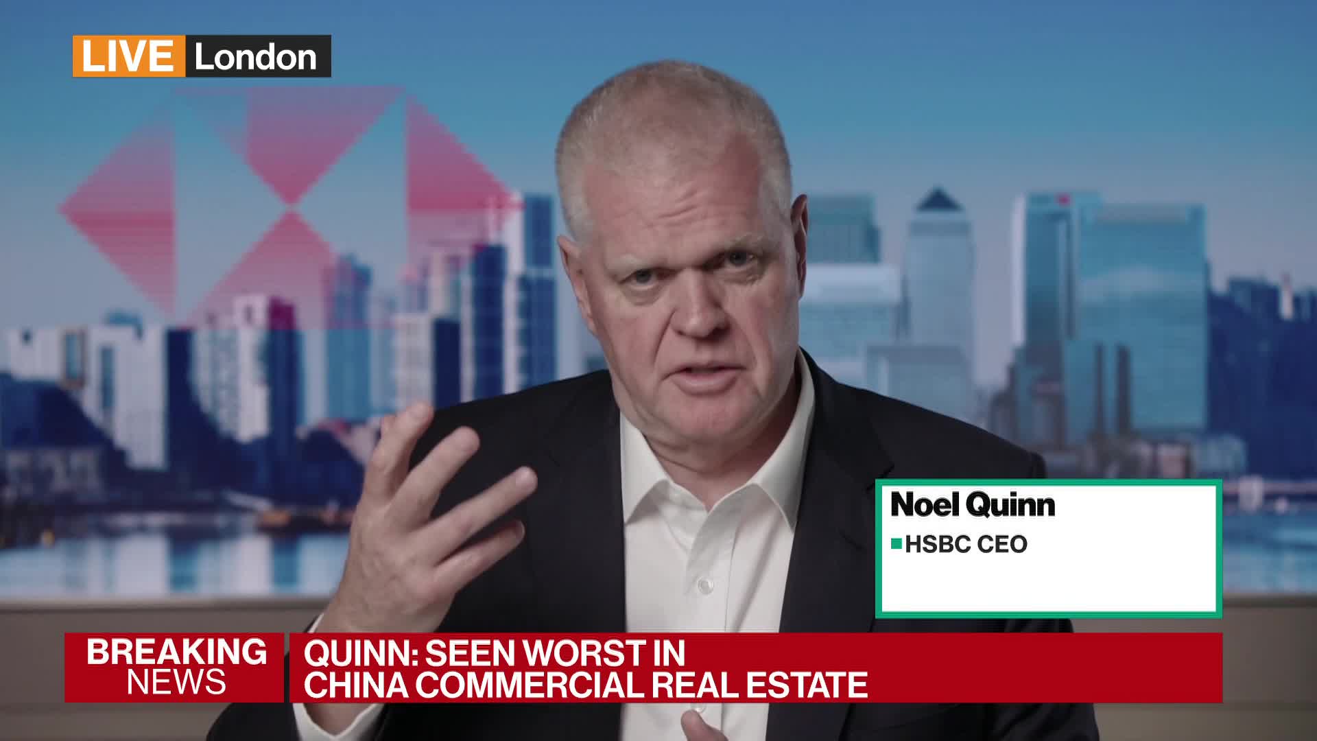 Watch Full Intv.: HSBC CEO Quinn on Profit, Buybacks, China - Bloomberg