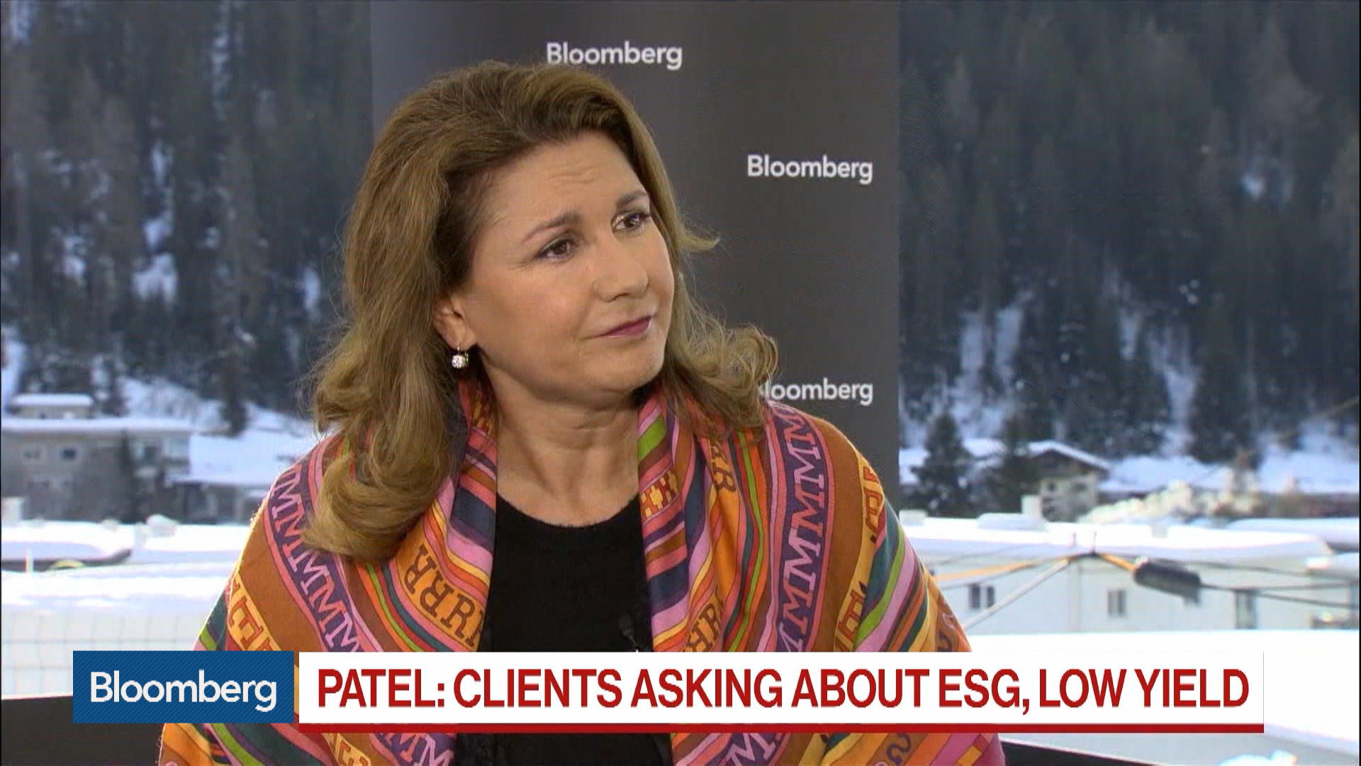 Watch Davos: Goldman's Sheila Patel on ESG Investing - Bloomberg