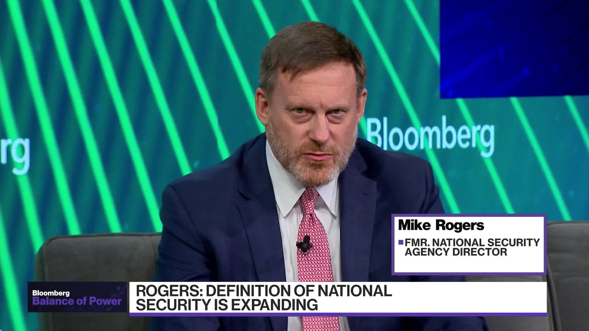 Watch Admiral Mike Rogers on Geopolitics & Global Investing - Bloomberg