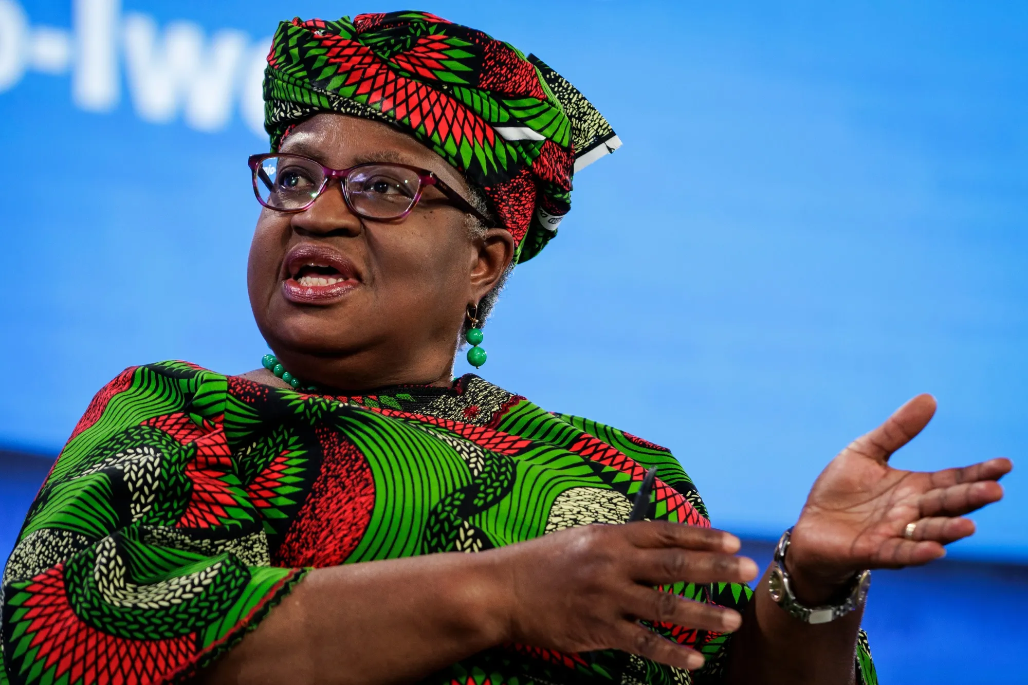 WTO Says Okonjo-Iweala to Seek Second Term as Director-General - Bloomberg