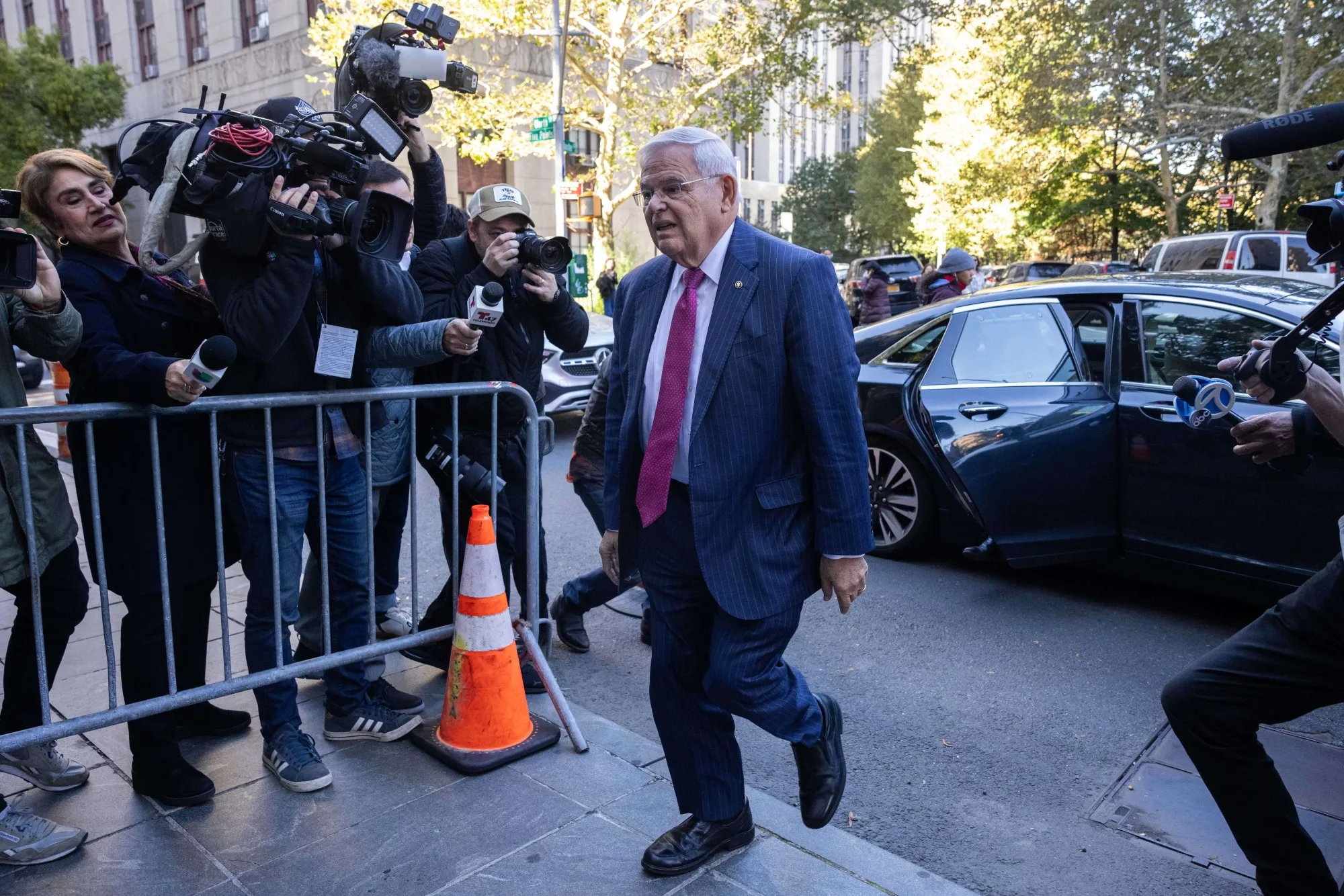 Senator Bob Menendez Pleads Not Guilty in Egyptian Foreign Agent Case - Bloomberg