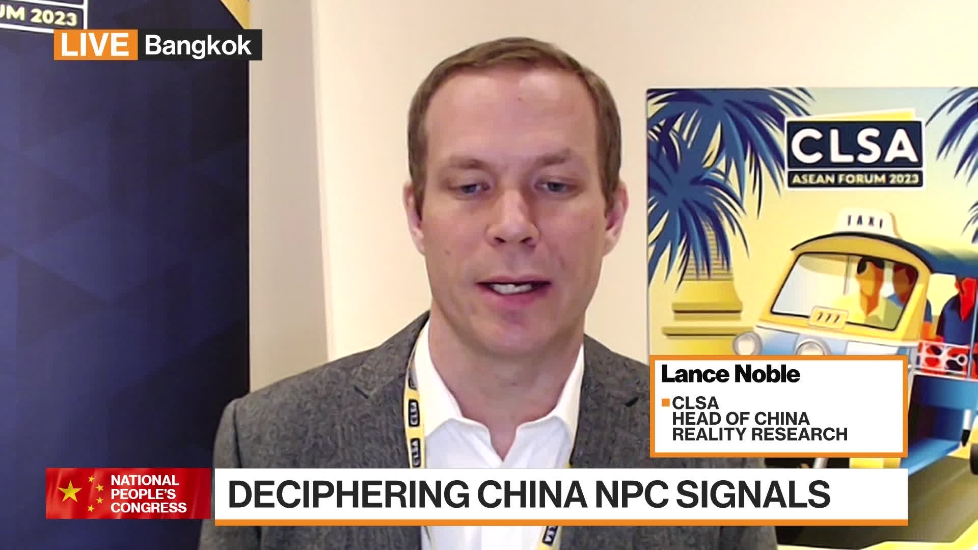 Watch CLSA's Noble on Policy Signals From China's NPC Meeting - Bloomberg