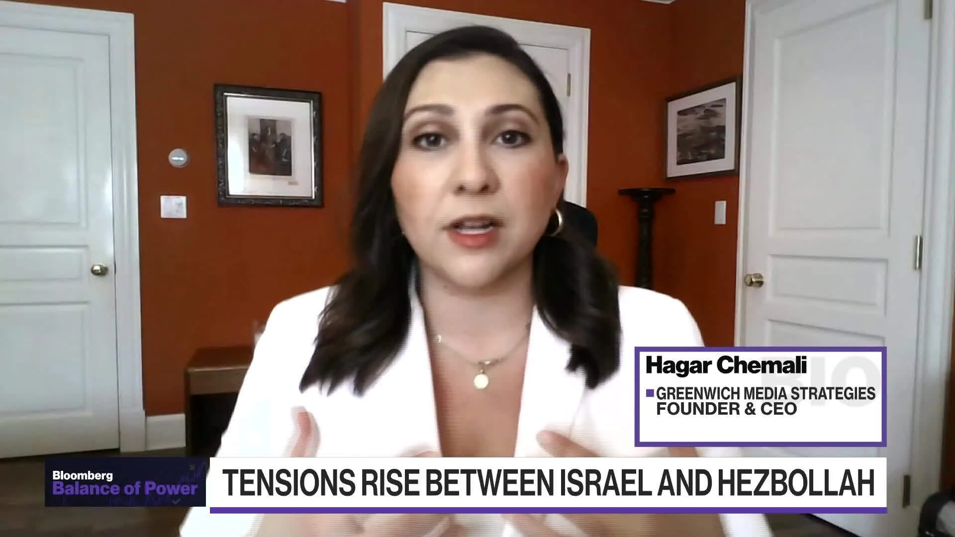 Watch Hagar Chemali Discusses Israel, Hezbollah Tensions - Bloomberg