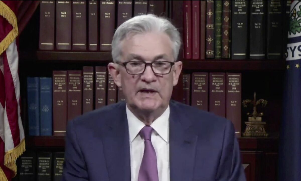 Powell Sketches Fed Exit Strategy, Sees Taper Before Liftoff - Bloomberg