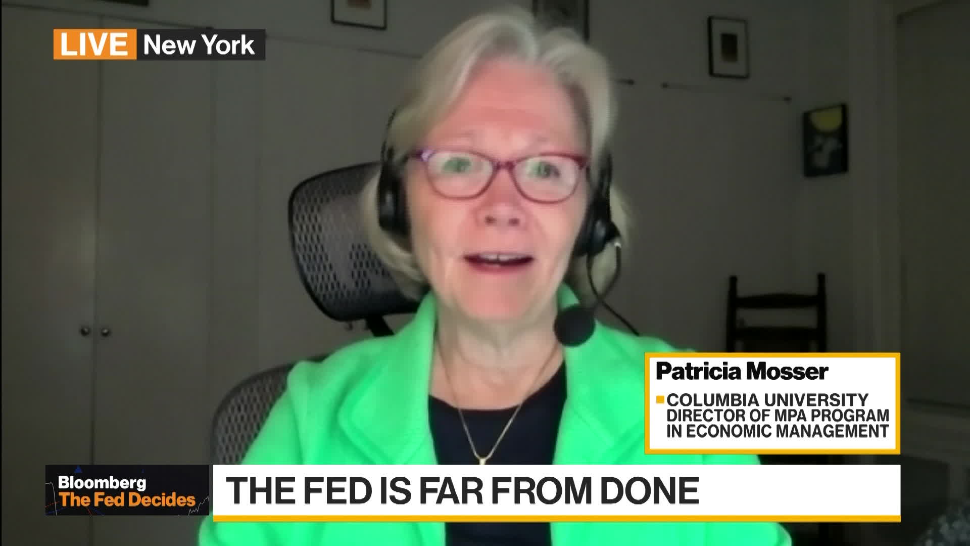 Watch Columbia University's Mosser on Federal Reserve Policy - Bloomberg