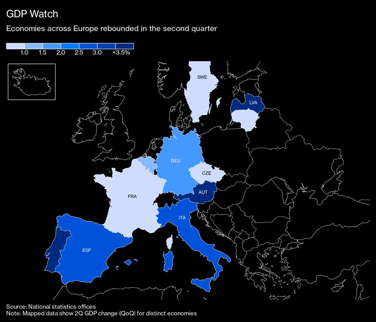 Euro-Area Exits Recession With South Emerging as Unlikely Hero - Bloomberg
