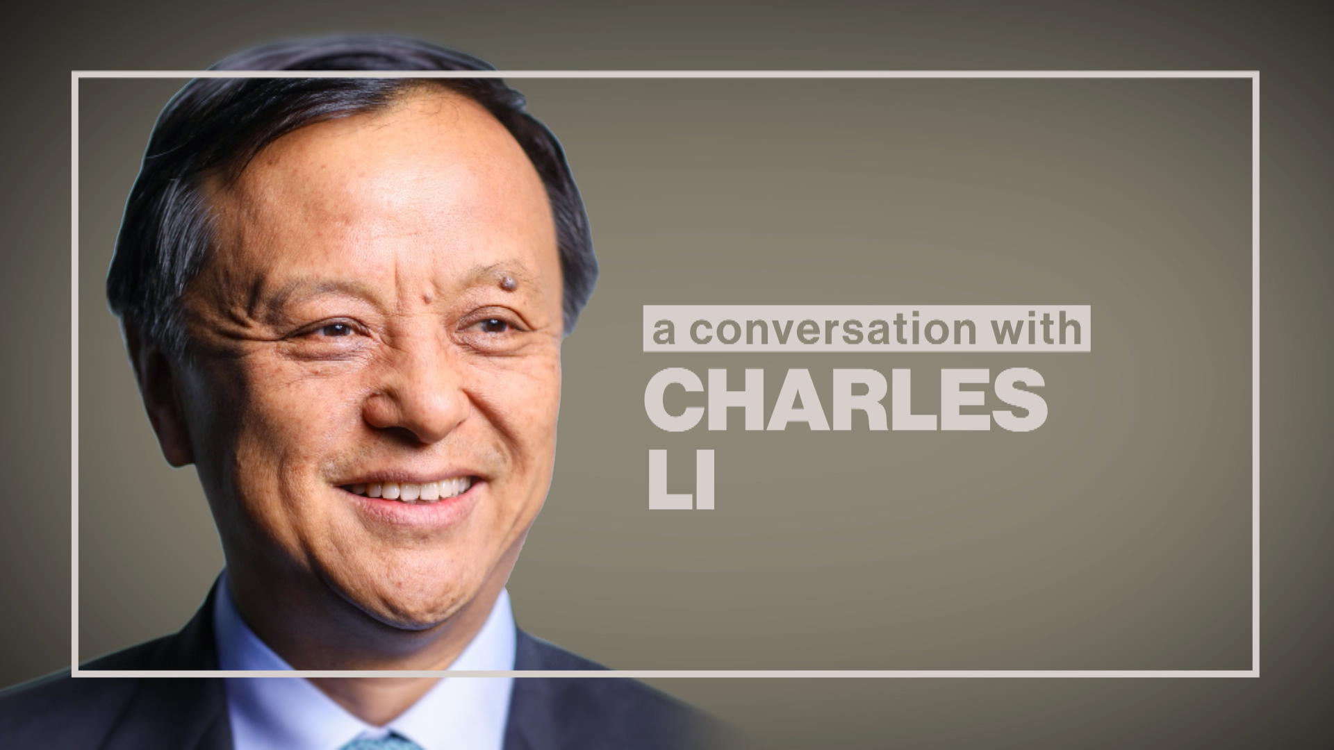Watch A Conversation With Charles Li - Bloomberg