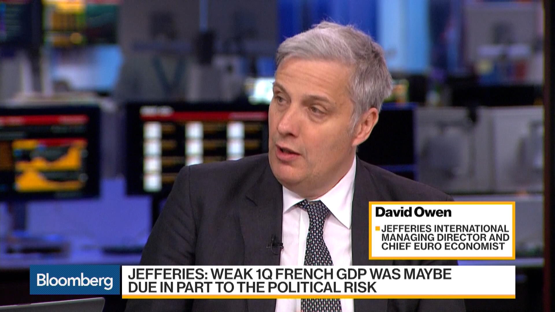 Watch Jefferies' Owen Says Italy Is More Worrying Than France - Bloomberg