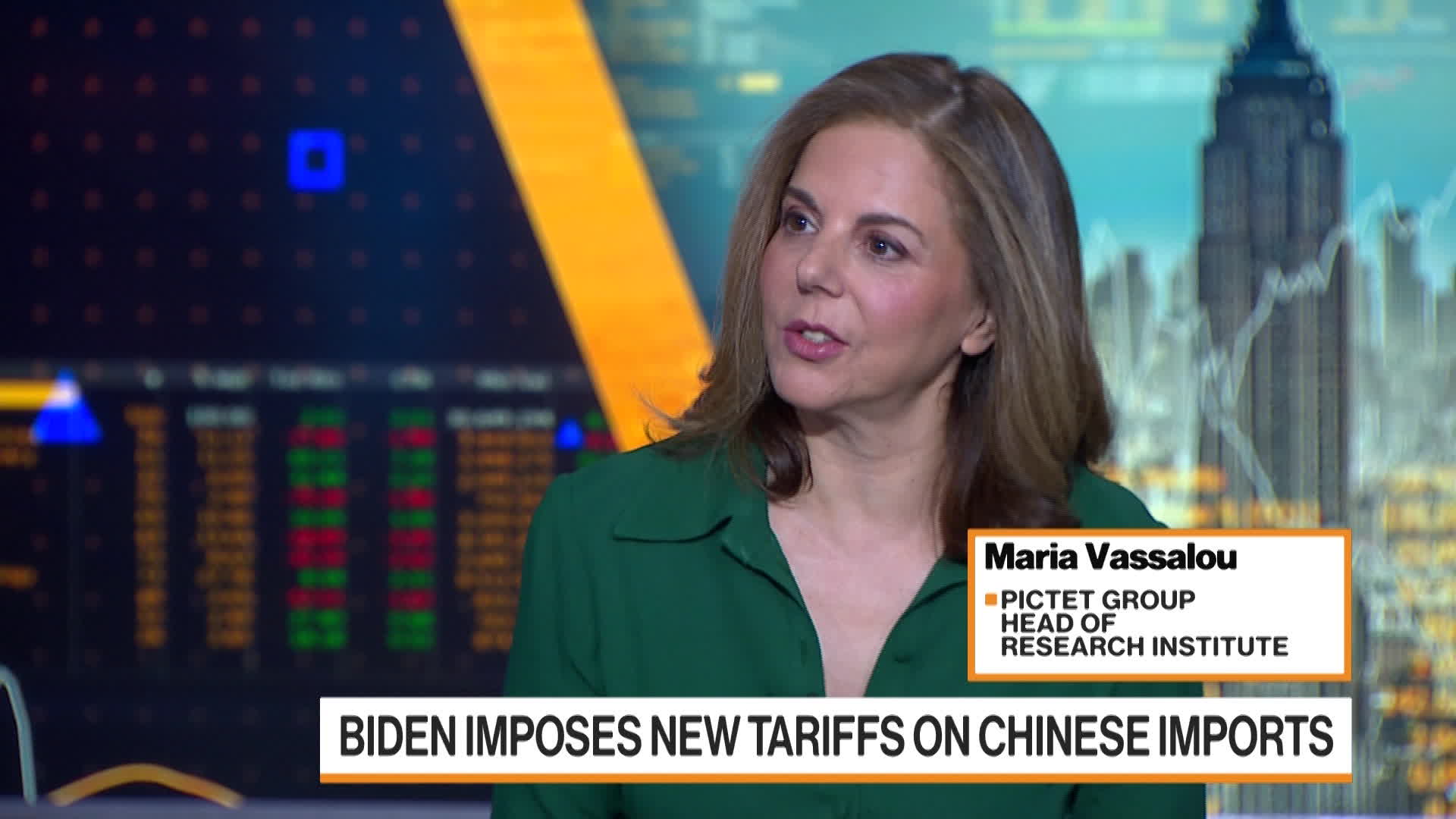 Watch Pictet Group's Vassalou on New Tariffs on Chinese Imports - Bloomberg