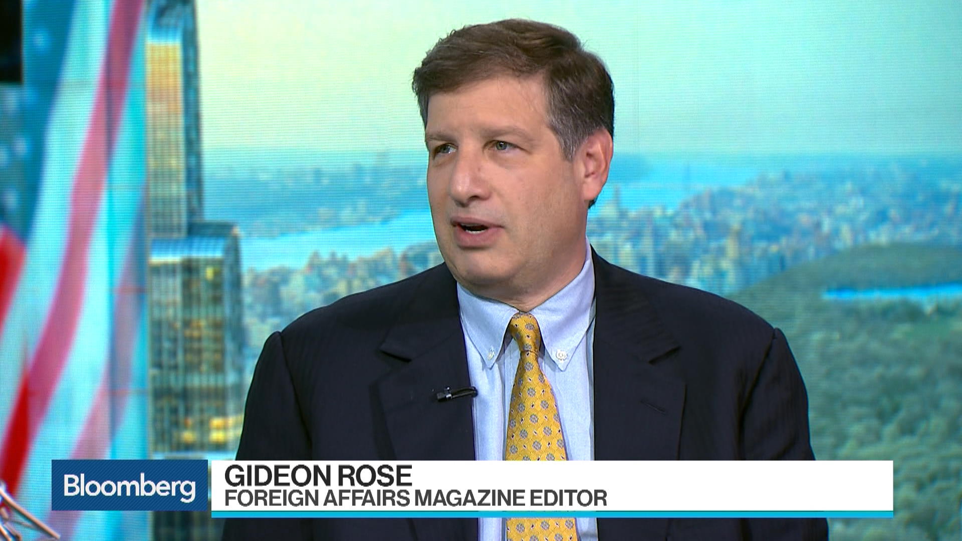 Watch Foreign Affairs' Rose Sees Trump Era as 'Strange Period' - Bloomberg