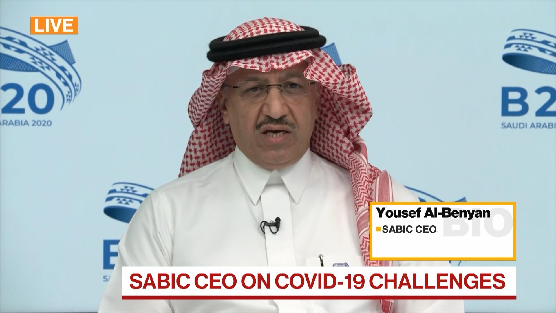 Sabic CEO Says Co. Needs to Focus on Capex Discipline in 2021 - Bloomberg