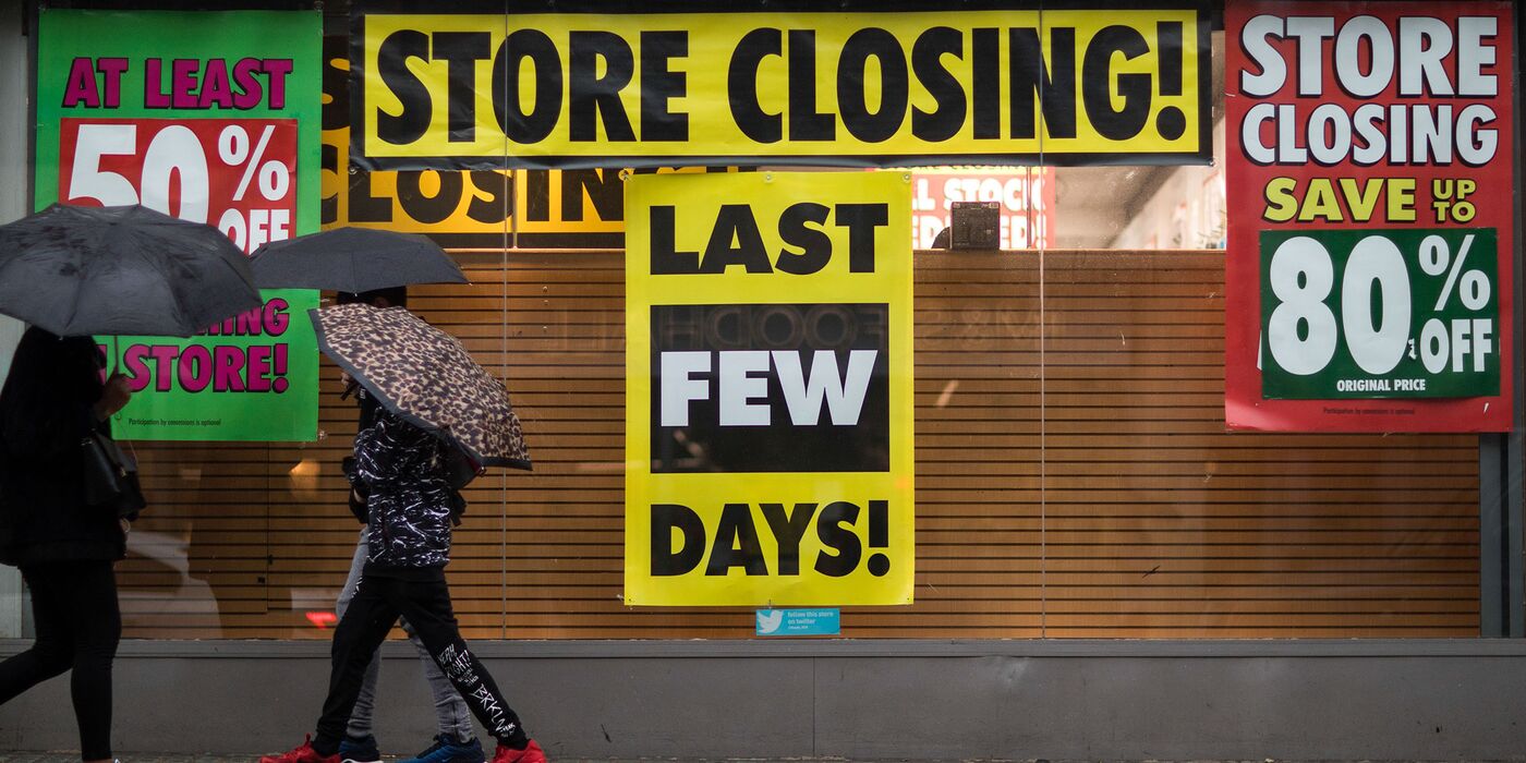 U.K. Retail Crisis Deepens as Stores Report Plunging Sales - Bloomberg