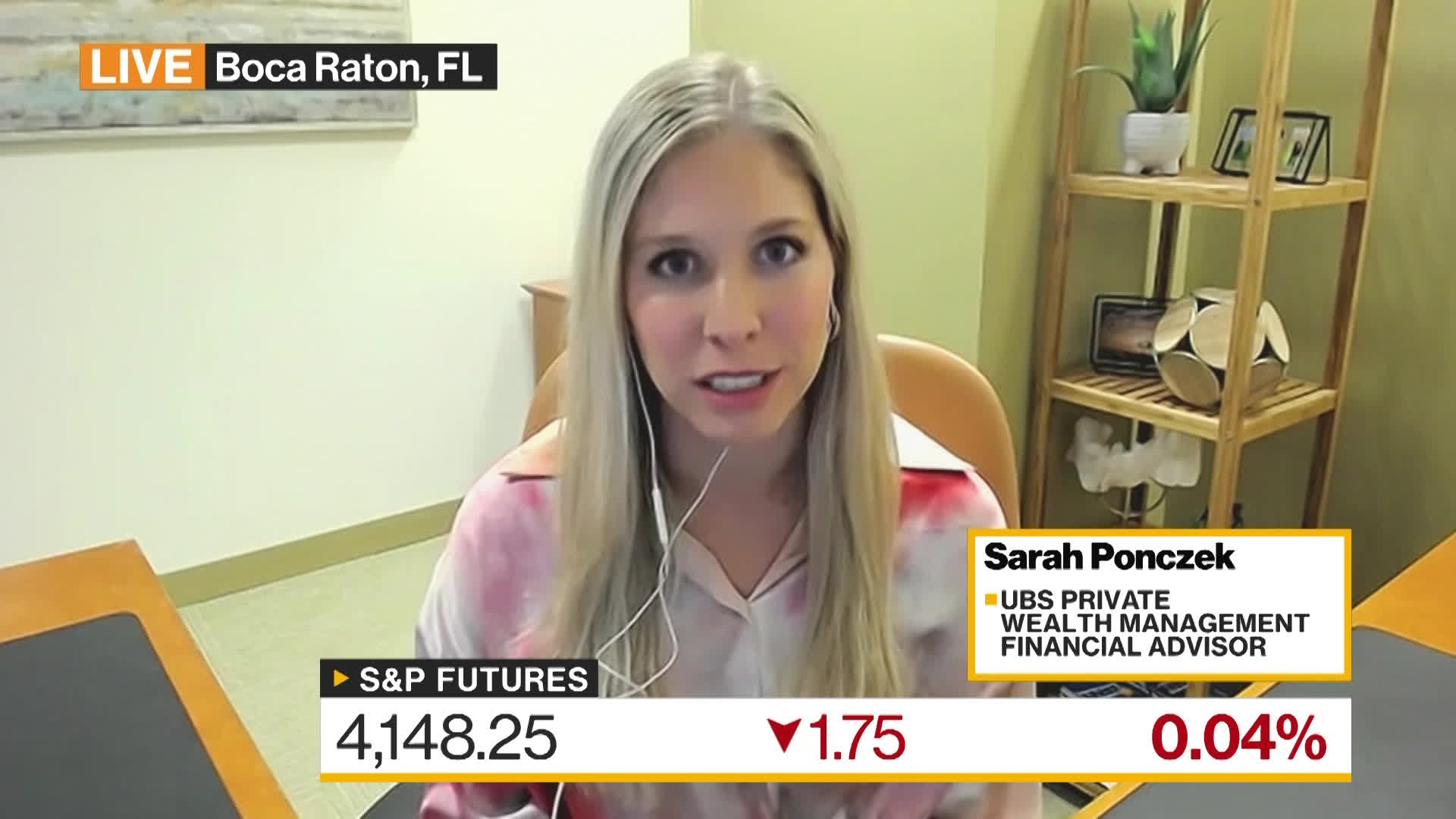 Watch UBS' Ponczek on the US markets - Bloomberg