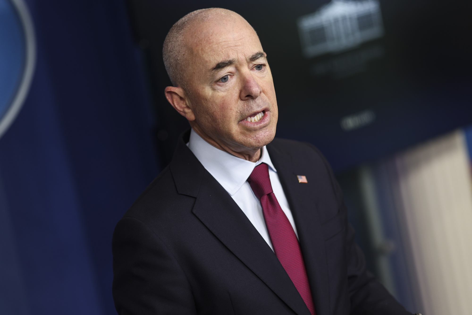 Mayorkas Blames Trump for ‘Unprecedented’ Border Situation - Bloomberg