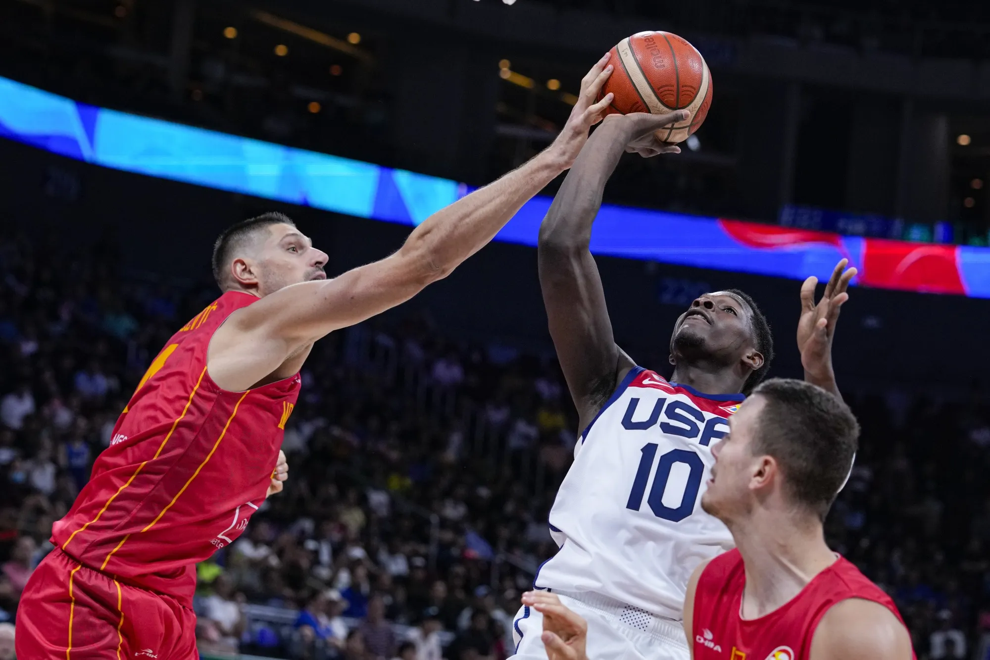 USA Basketball rallies to beat Montenegro 85-73 at the World Cup ...