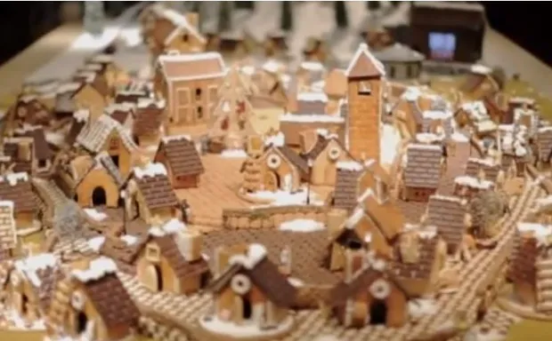 Explore a Japanese City Built From 100 Gingerbread Houses - Bloomberg