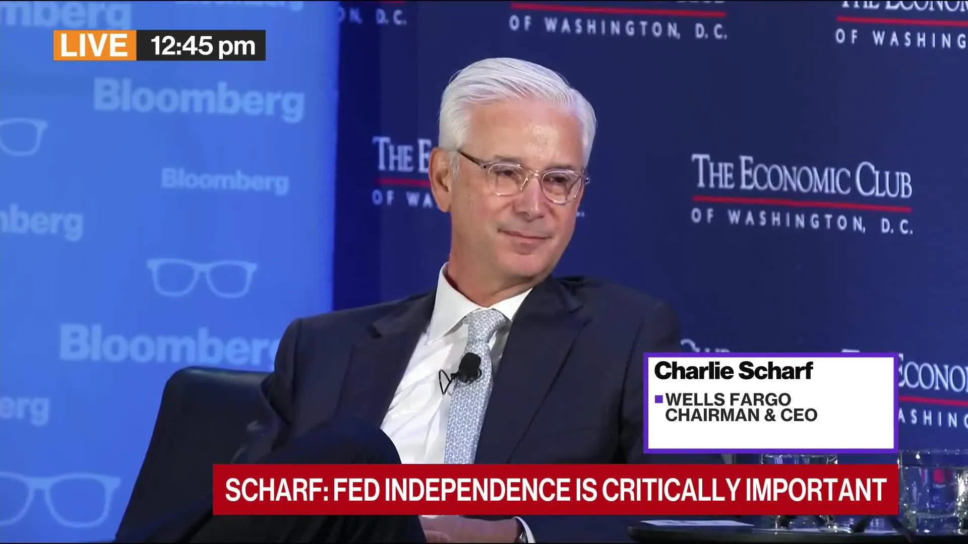 Watch Wells Fargo CEO Says US Economy Is 'Extremely Strong' - Bloomberg