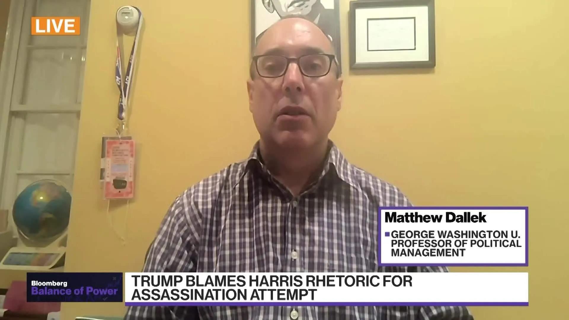Watch Dallek on Trump, Political Violence, Rhetoric - Bloomberg