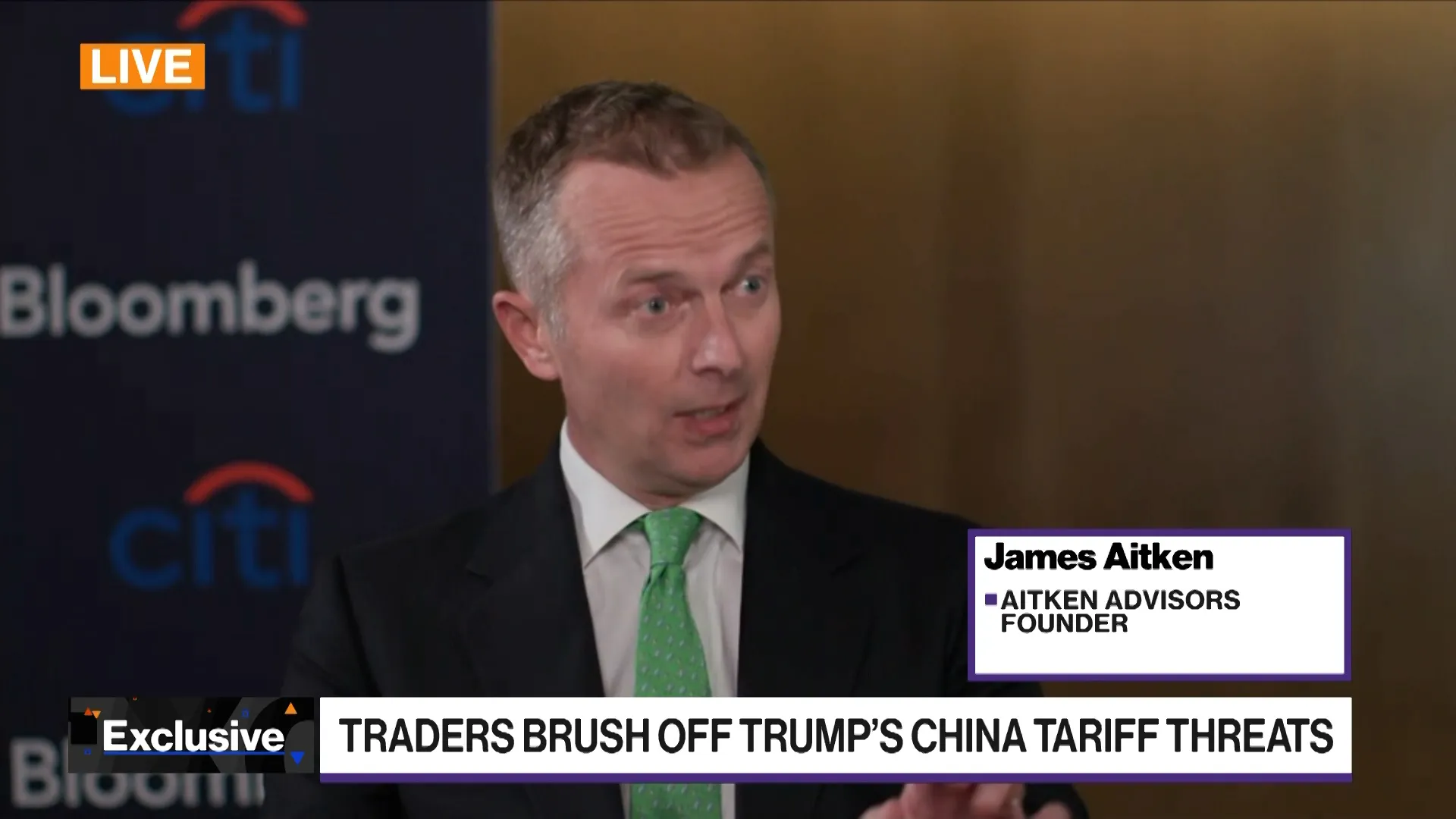 Watch Aitken Advisors Founder on Macro Markets - Bloomberg