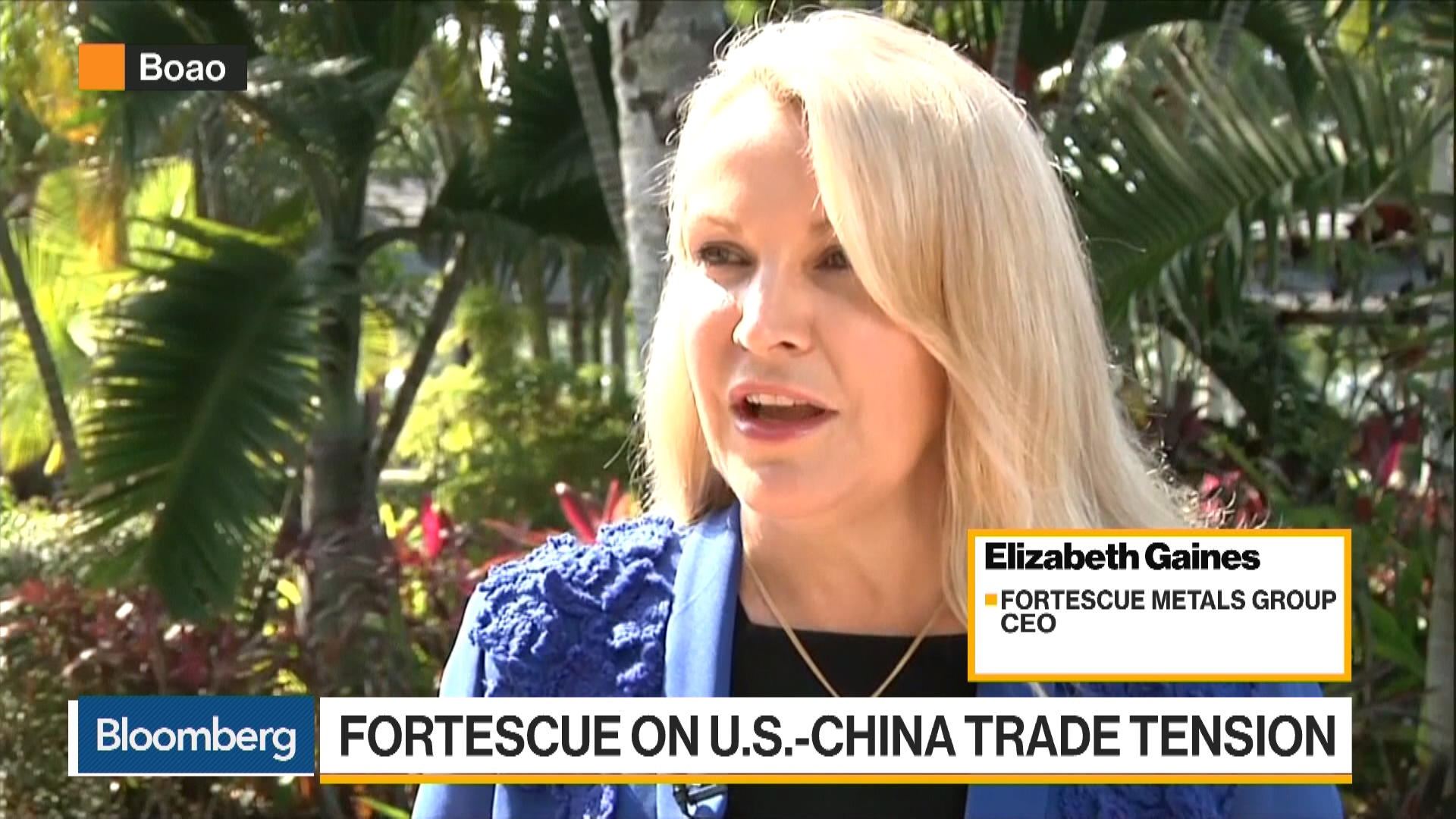 Watch China Demand for Steel Is Still Strong Says Fortescue CEO - Bloomberg