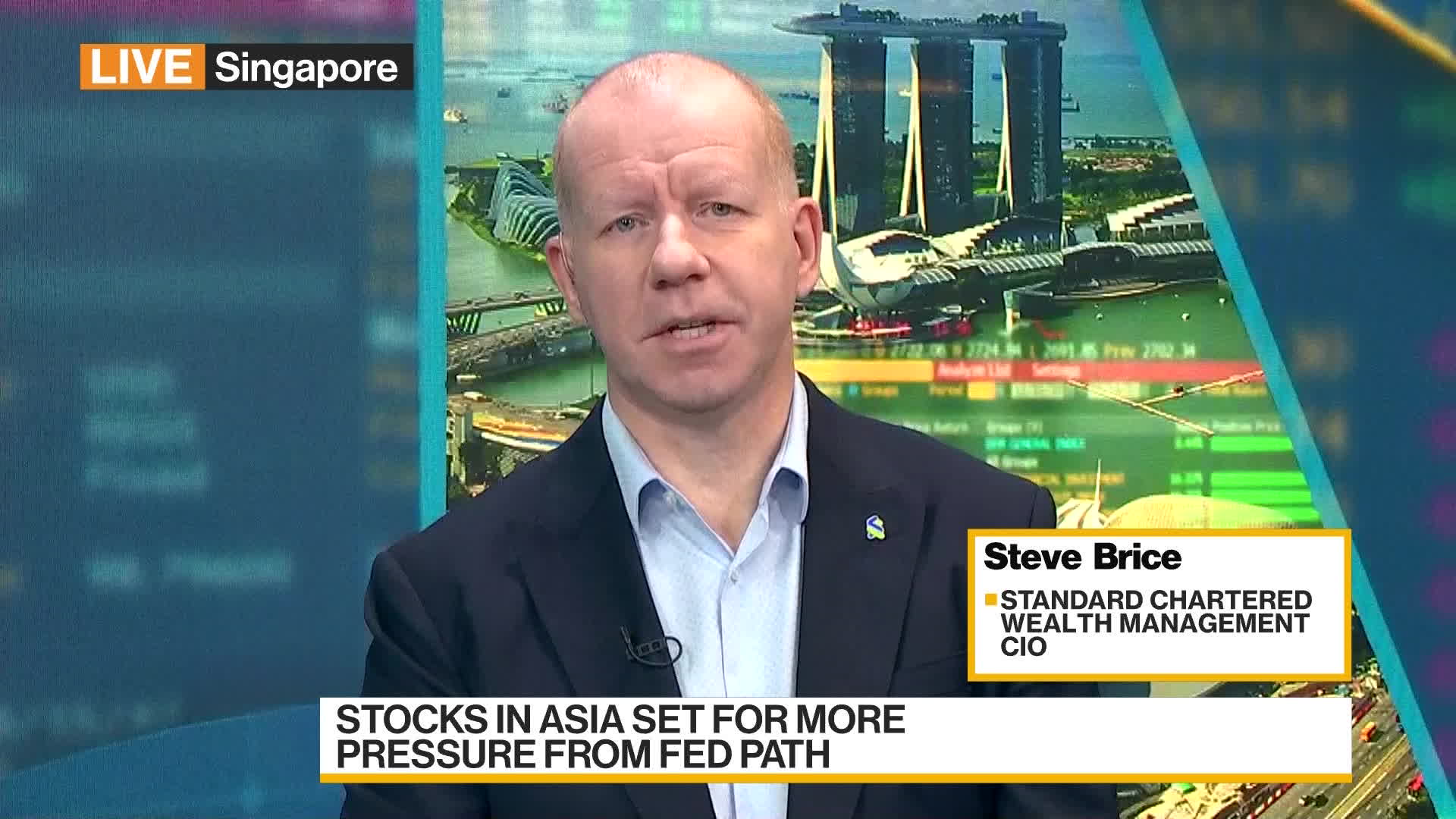 Watch Standard Chartered's Brice on Markets, US Recession Risk - Bloomberg