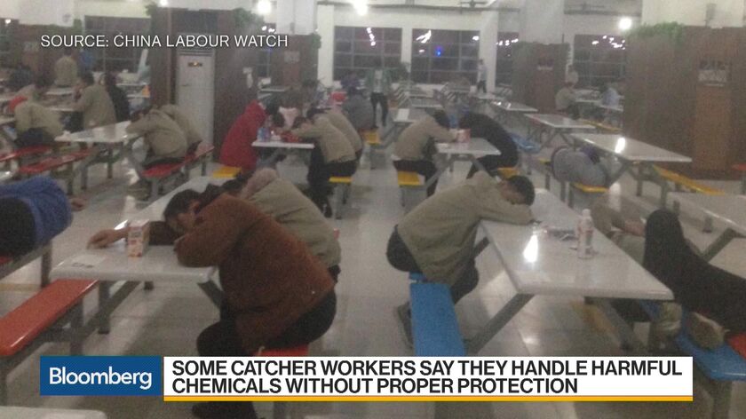 Apple Supplier Workers Describe Noxious Hazards at China Factory ...